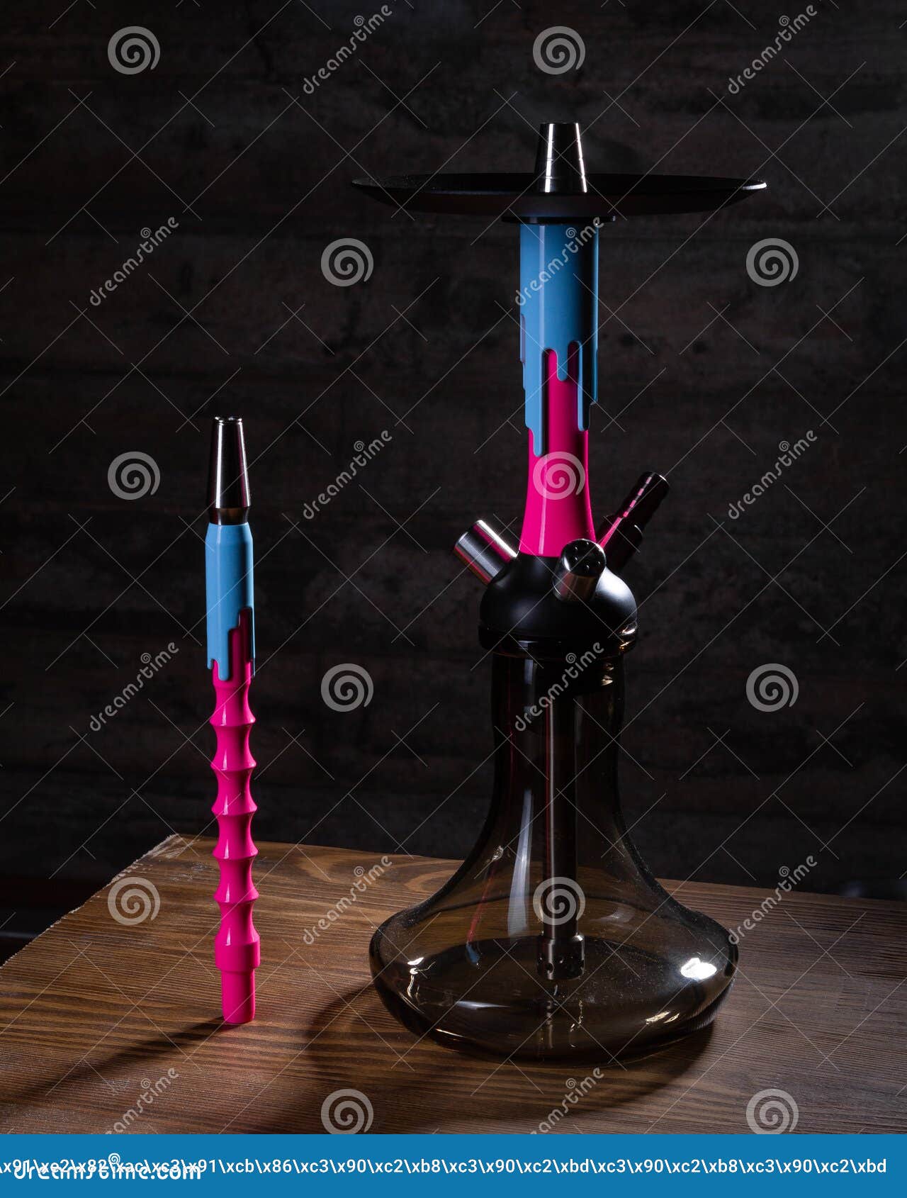 Part of the Hookah, Modern Design, on a Background. Stock Photo - Image ...