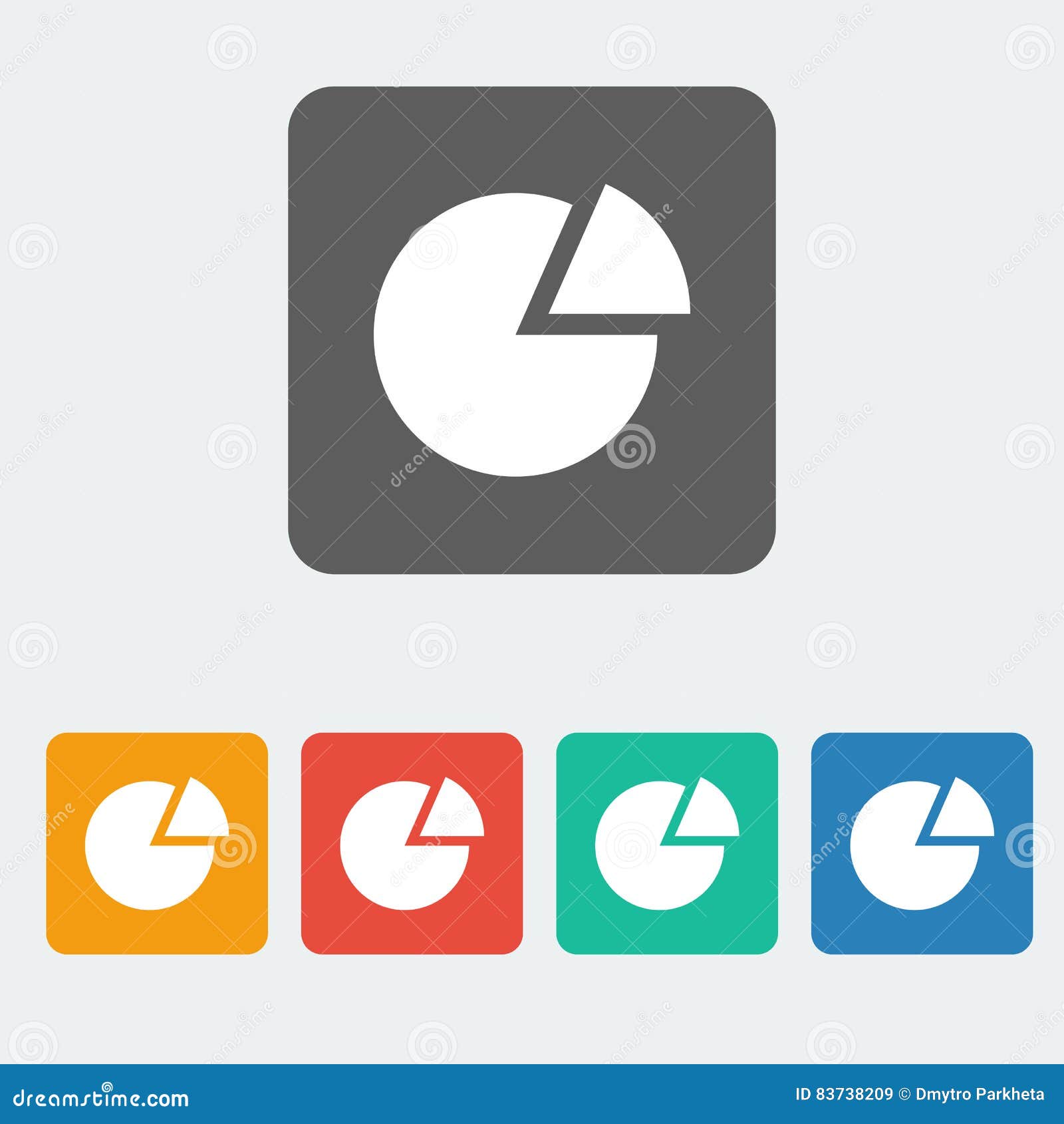 Part icon stock vector. Illustration of graphic, sign - 83738209