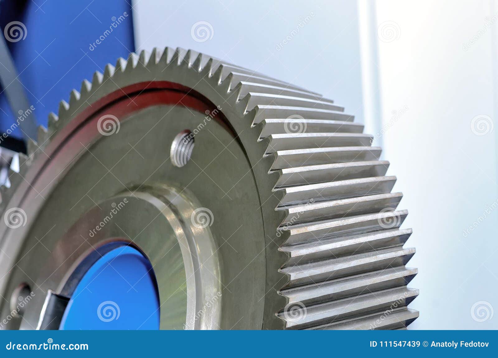 Part of an Industrial Cogwheel, Gear. Stock Image - Image of accuracy ...