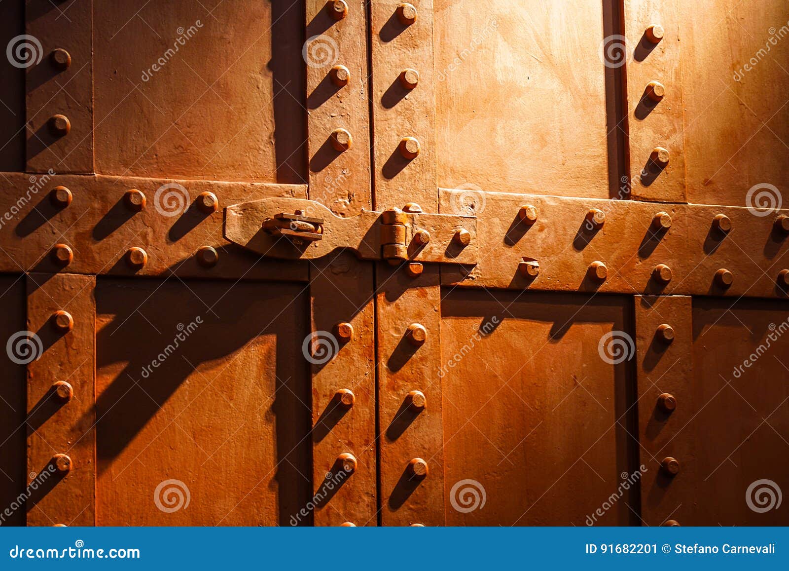 Part of Industrial Container Red Door , with a Sword Pattern Stock ...