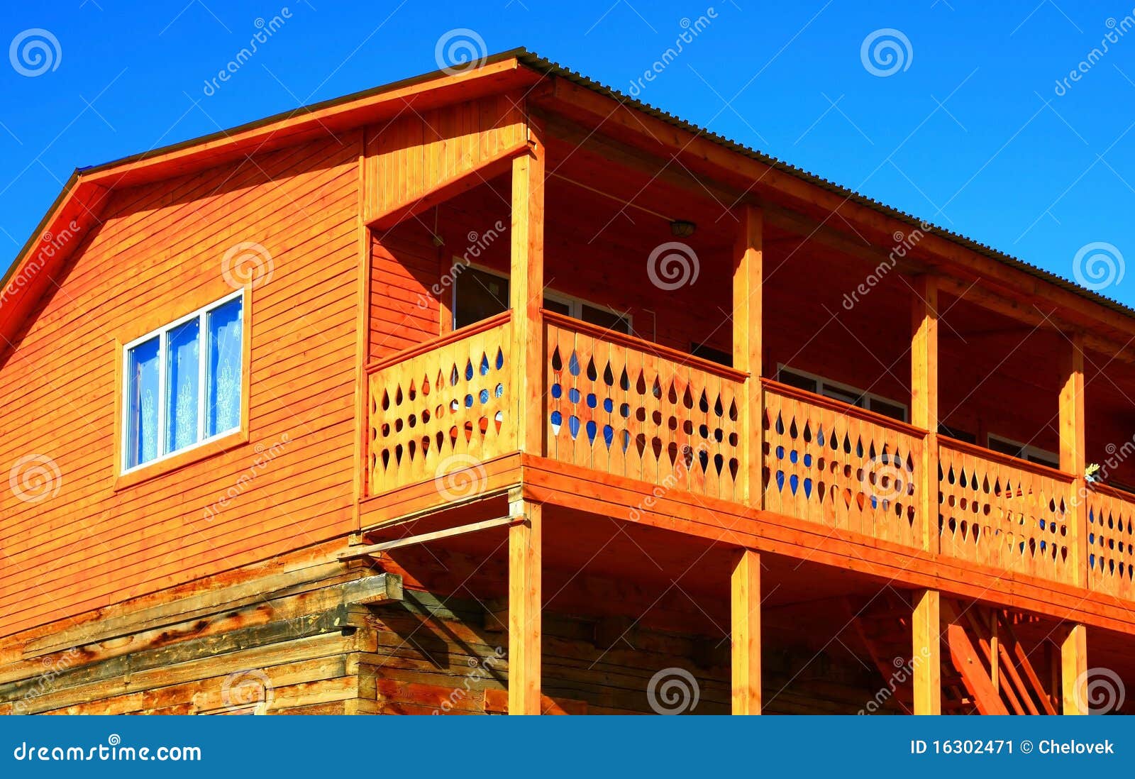 Part of the log cabin stock image. Image of scene, structure - 16302471