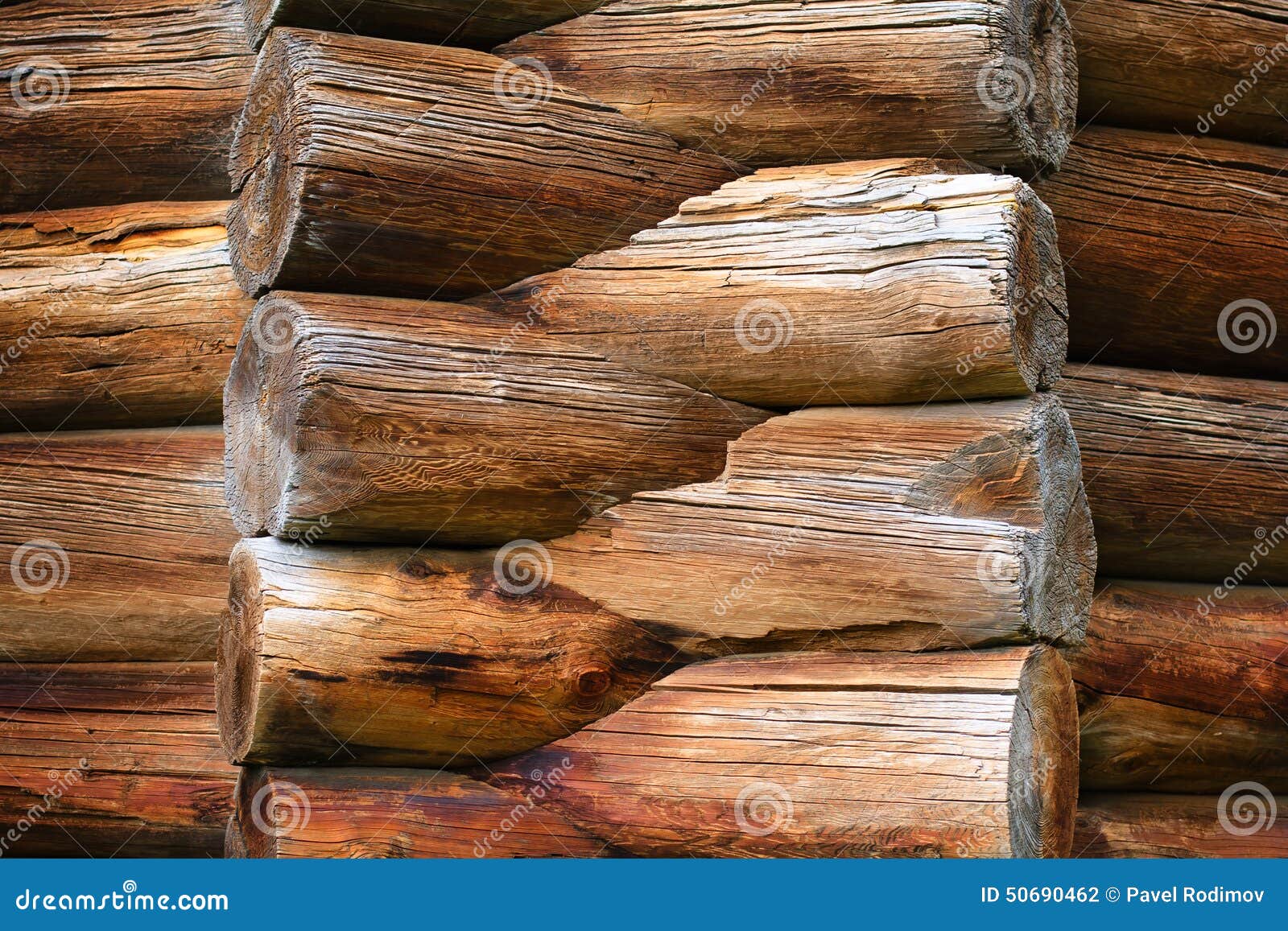 Part of log house stock photo. Image of building, cross - 50690462