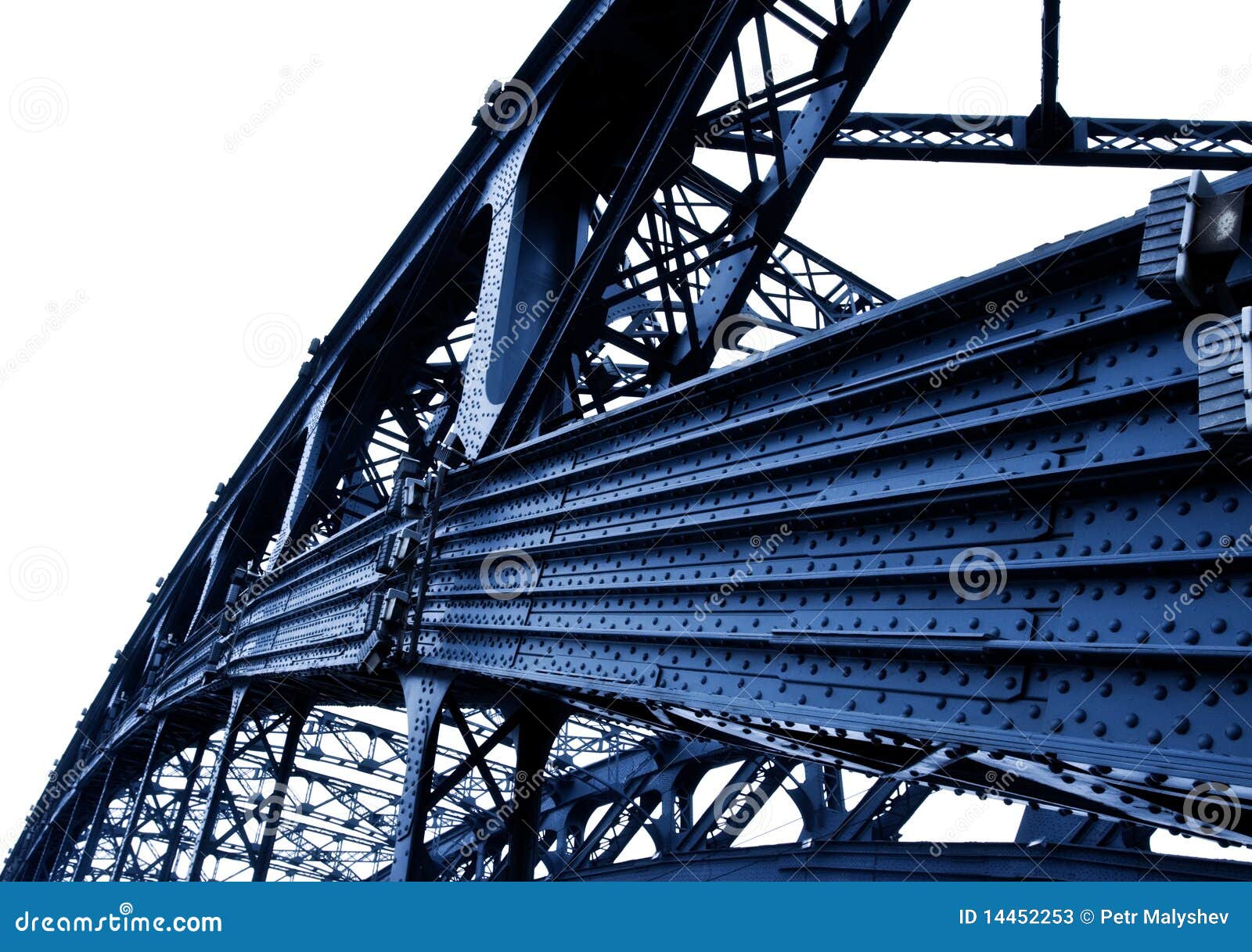 Part of metal bridge stock image. Image of detail, black - 14452253