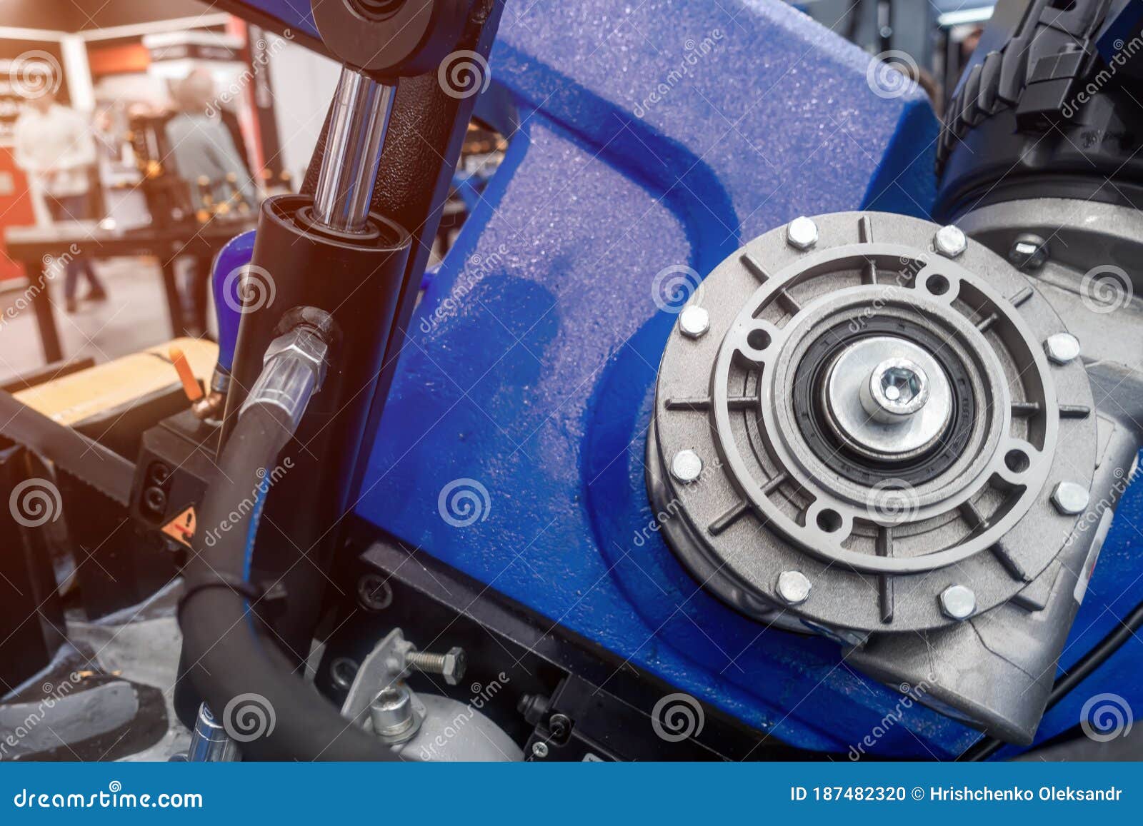 Part of a Metal Cutting Machine. Hinge for the Movable Part of the ...