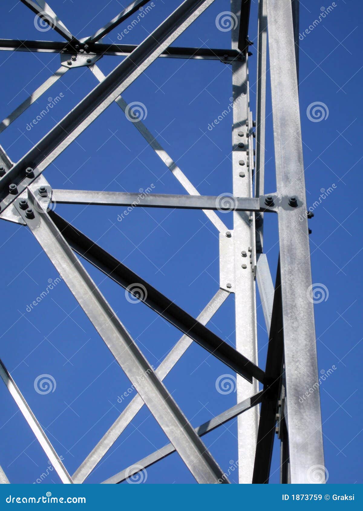 Part of Metallic Construction Stock Image - Image of background ...