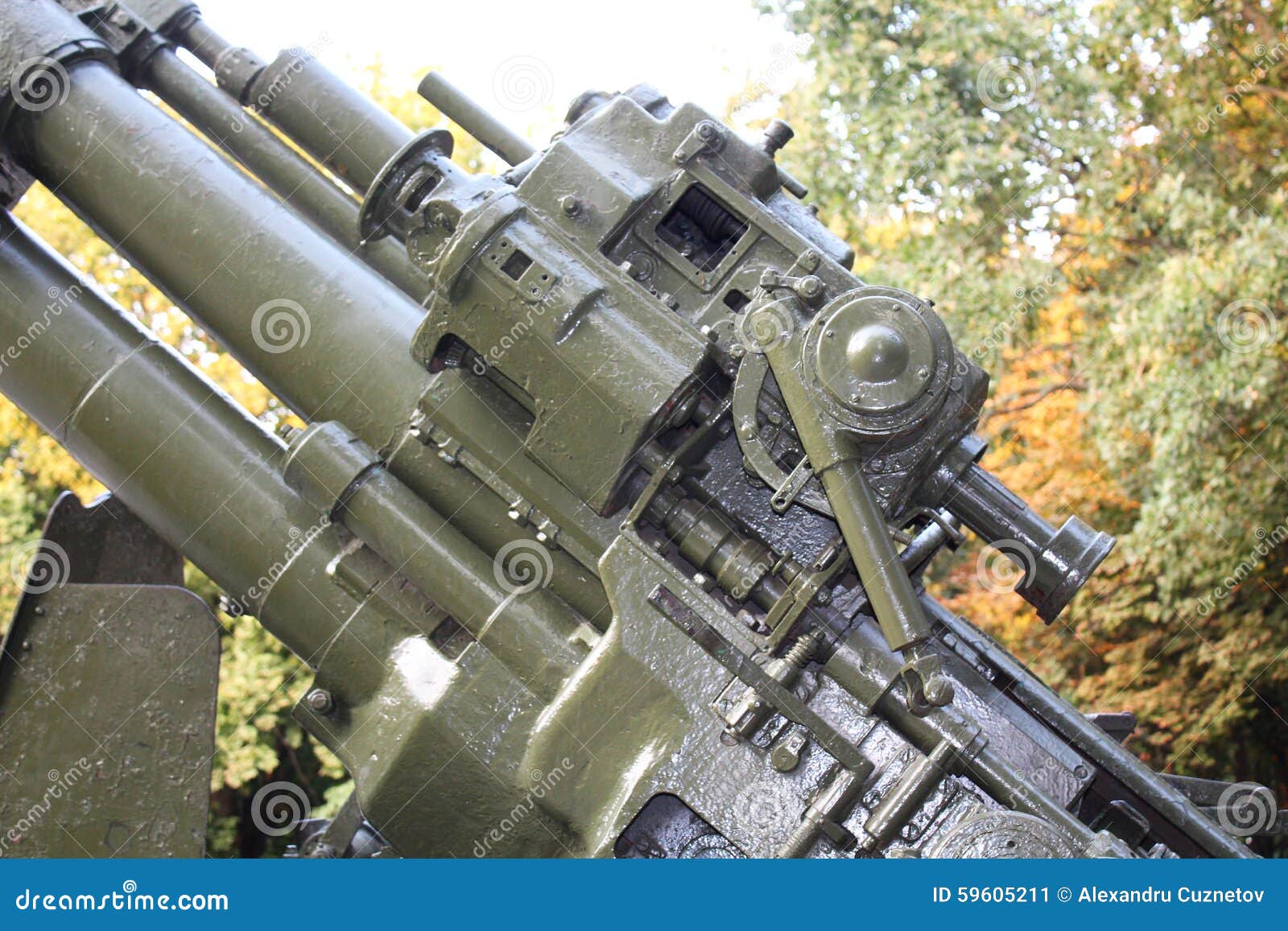 Part of Military cannon stock image. Image of khaki, armor - 59605211