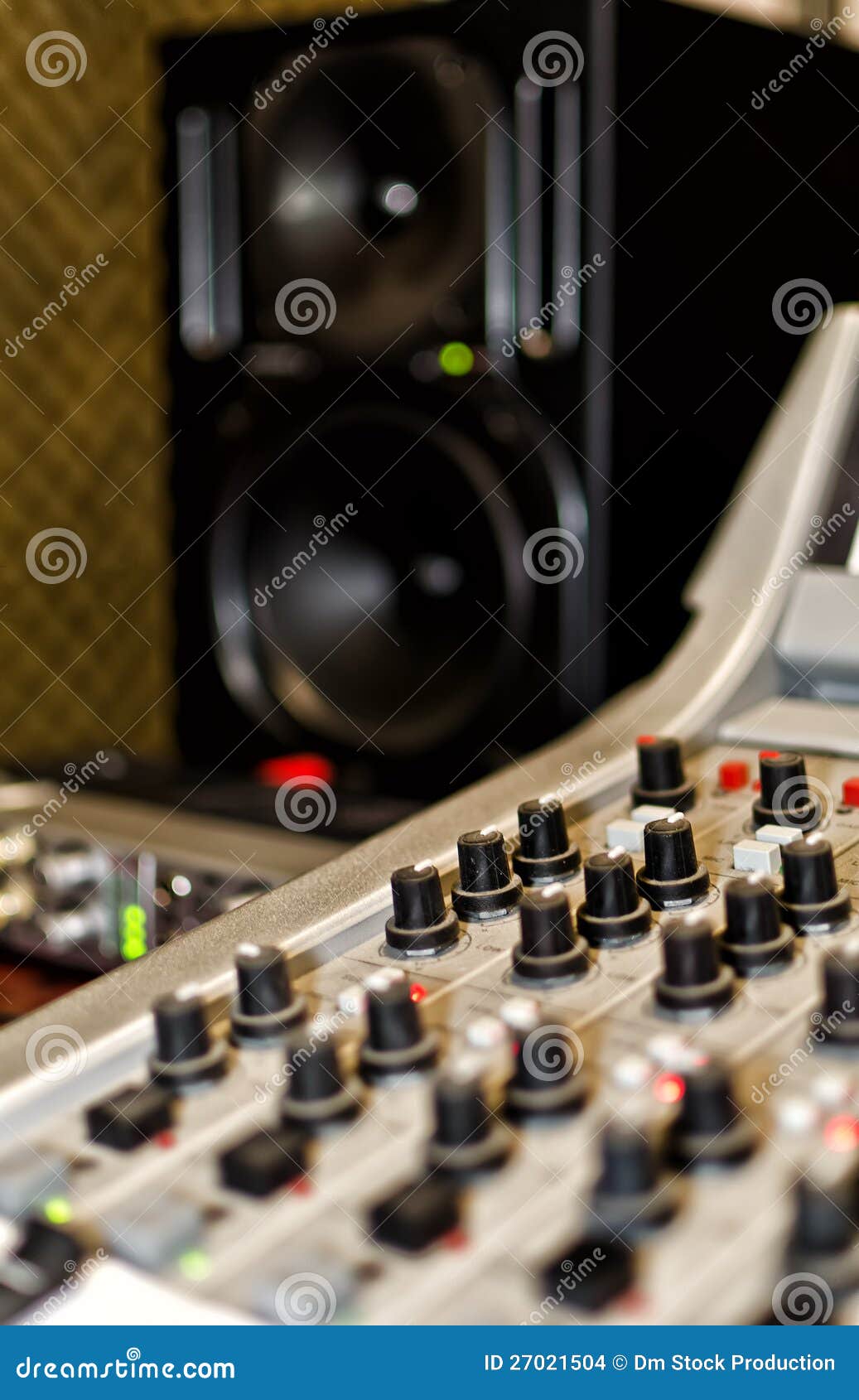 Part of a mixing panel stock photo. Image of closeup - 27021504
