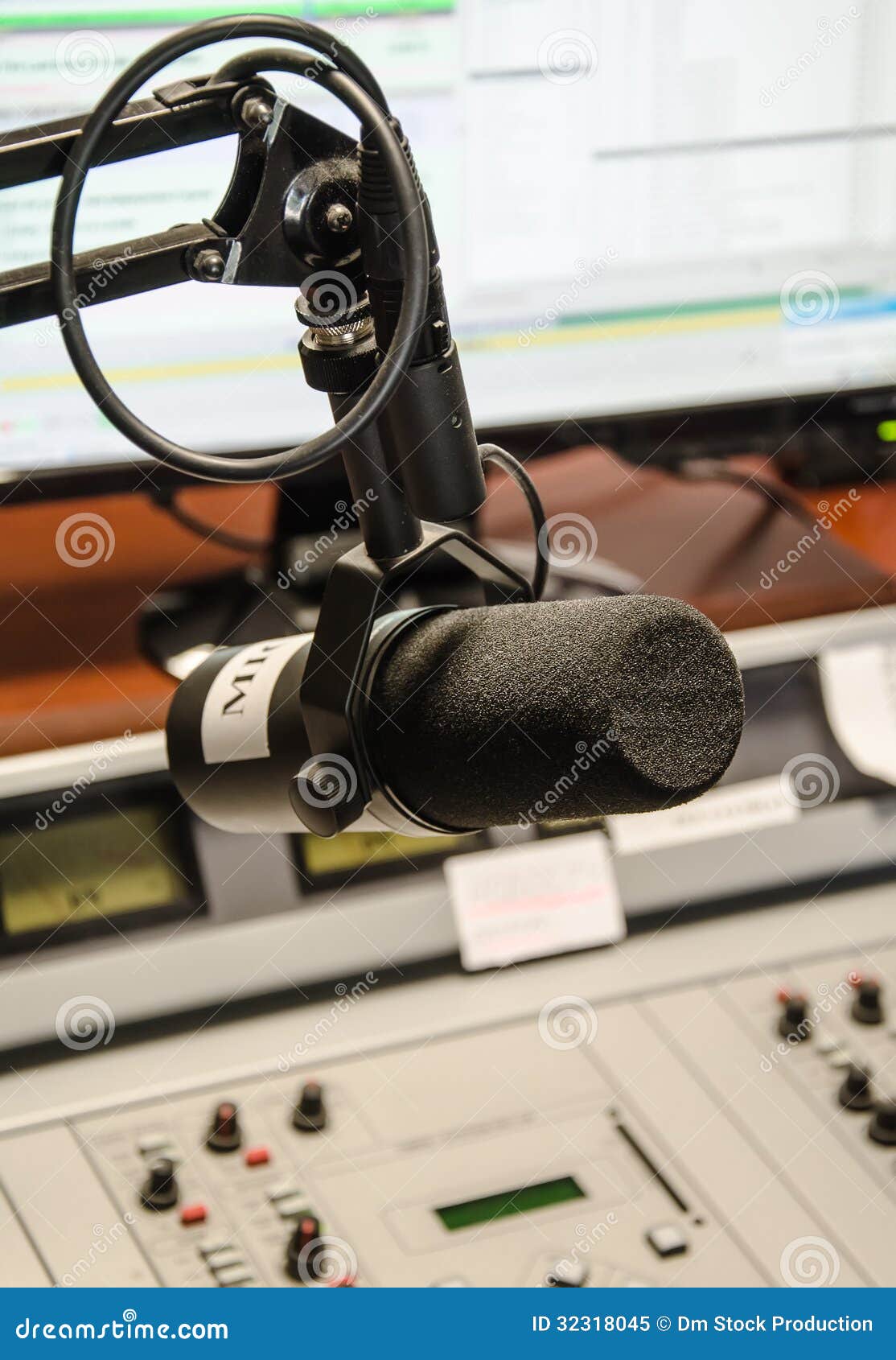 Part of a mixing panel stock image. Image of instrument - 32318045