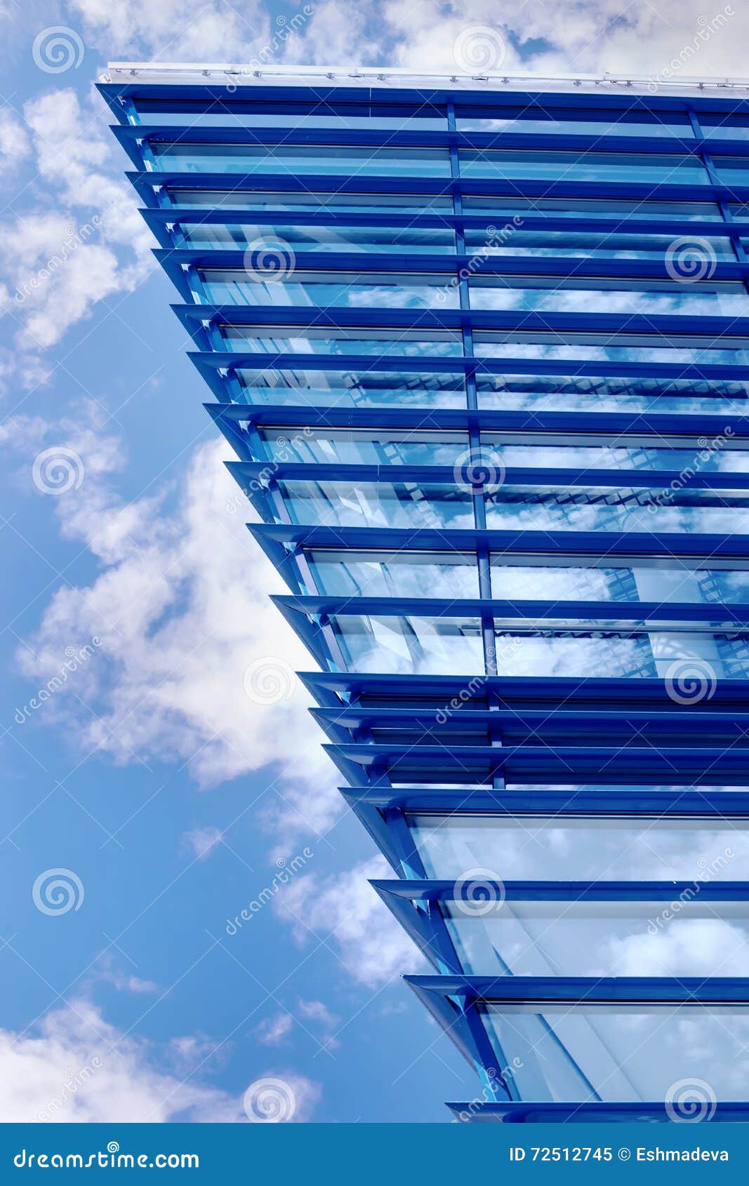 Part of Modern Blue Construction Stock Image - Image of development ...