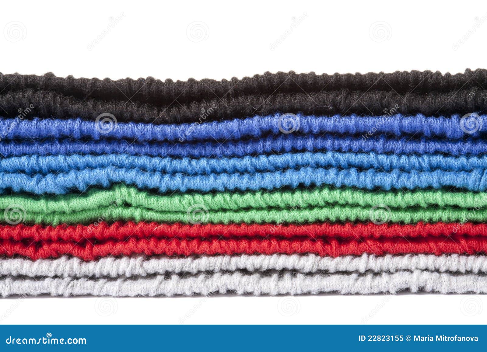 Part of Multicolored Knitted Clothes Pile Stock Image - Image of stack ...