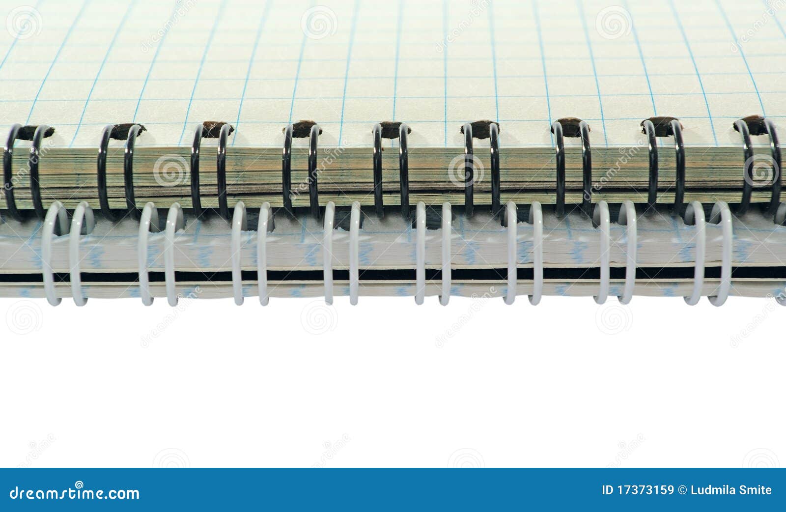 Part of notebooks. stock image. Image of page, isolated - 17373159