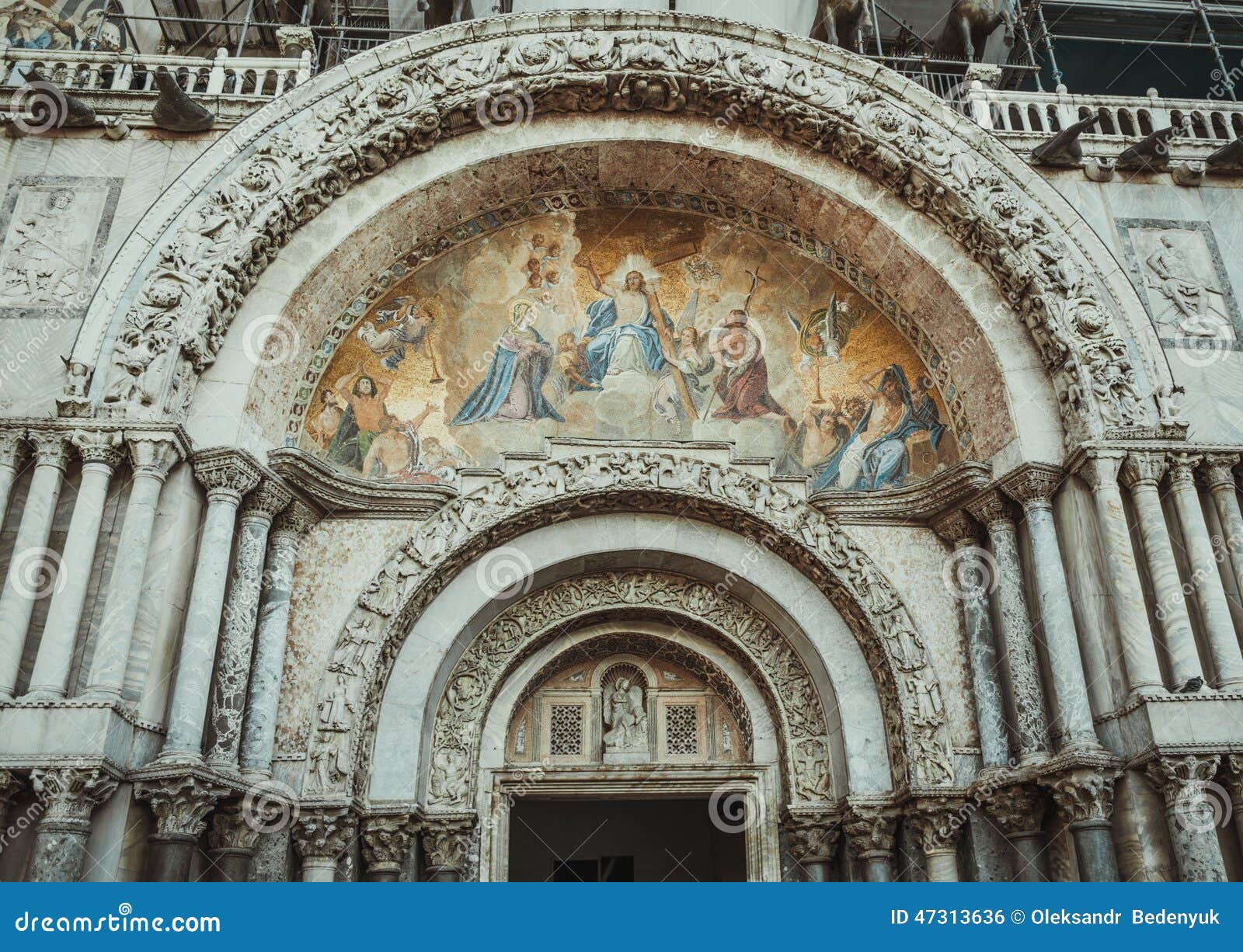 Part of Old Ancient Wall with Monuments Stock Photo - Image of history ...