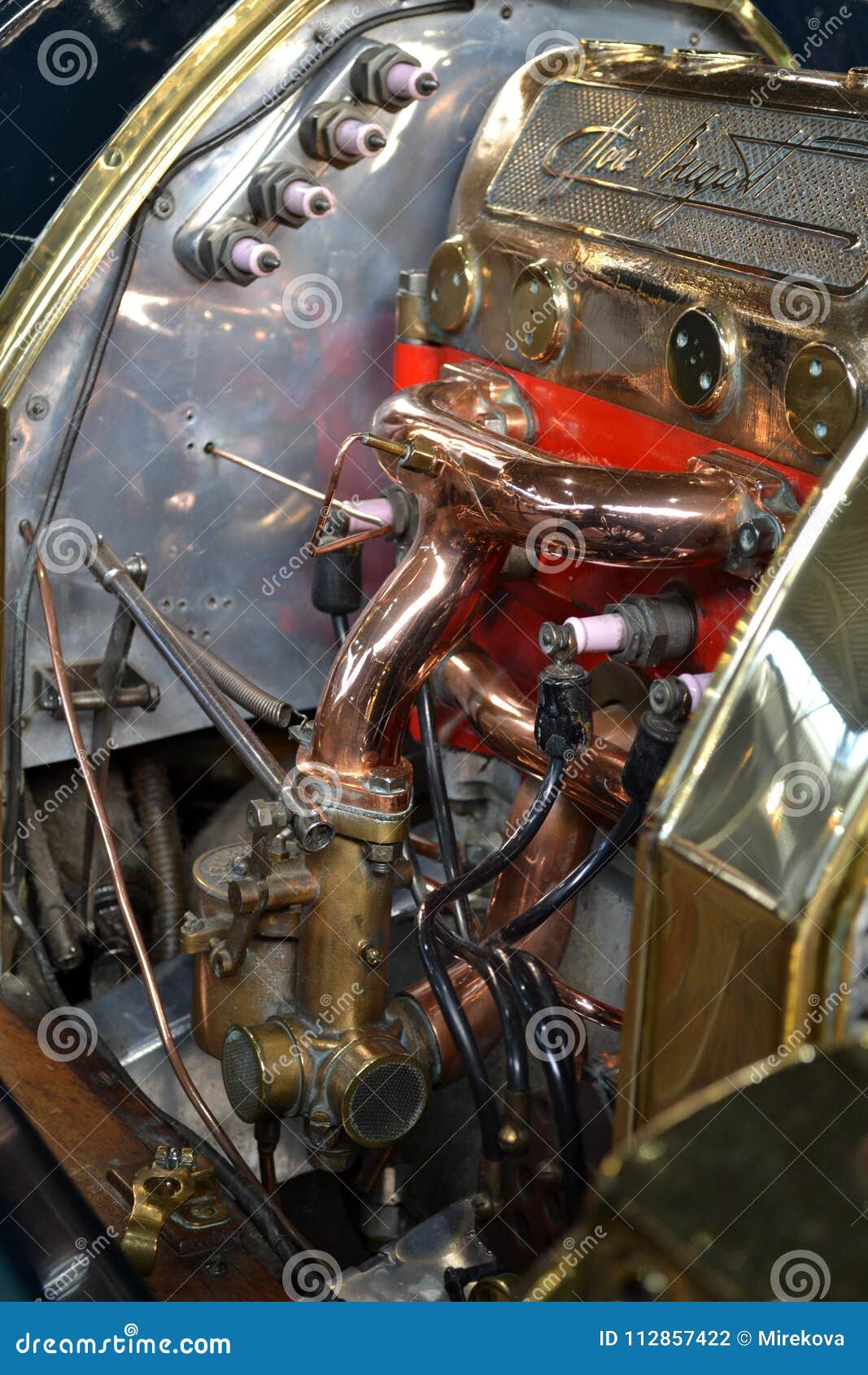 Part of the Old Combustion Engine in Beaulieu England Editorial ...