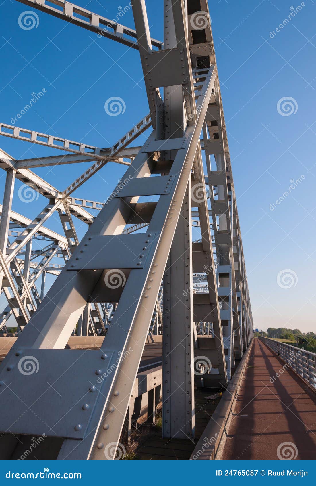 Part of an Old Dutch Truss Bridge Stock Image - Image of dutch ...