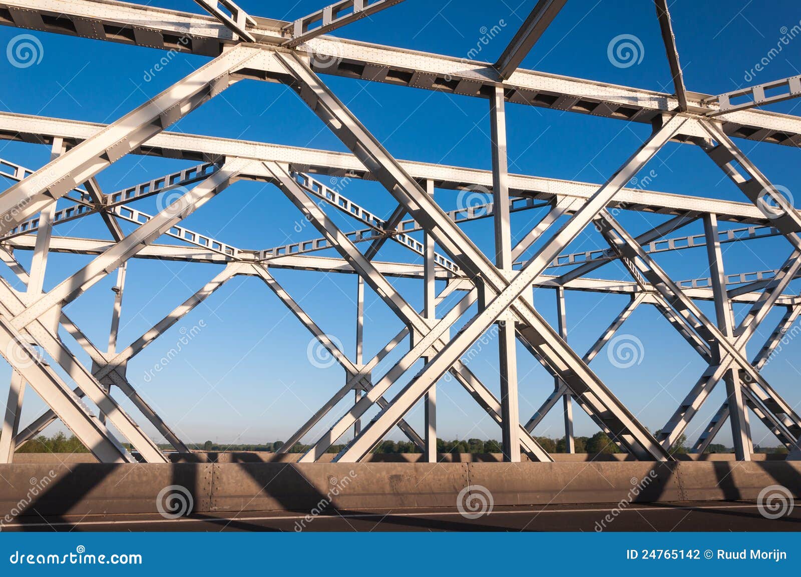 Part of an Old Dutch Truss Bridge Stock Photo - Image of historic ...