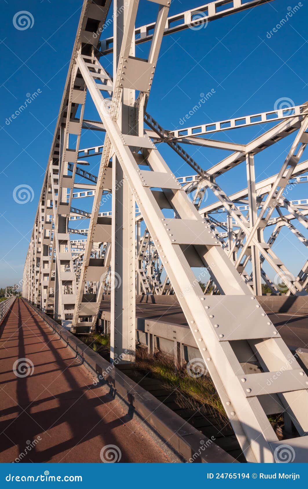 Part of an Old Dutch Truss Bridge Stock Photo - Image of landmark ...
