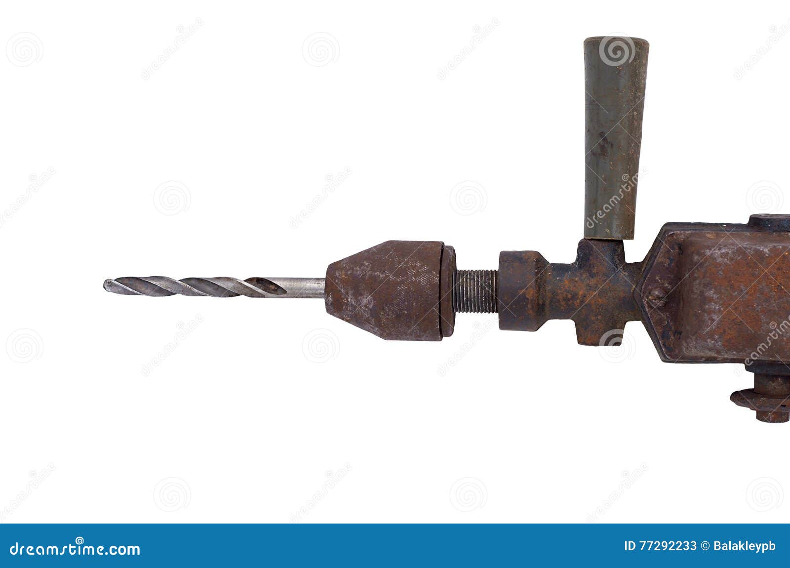 Part of the Old Rusty Drill Stock Image - Image of drill, craft: 77292233