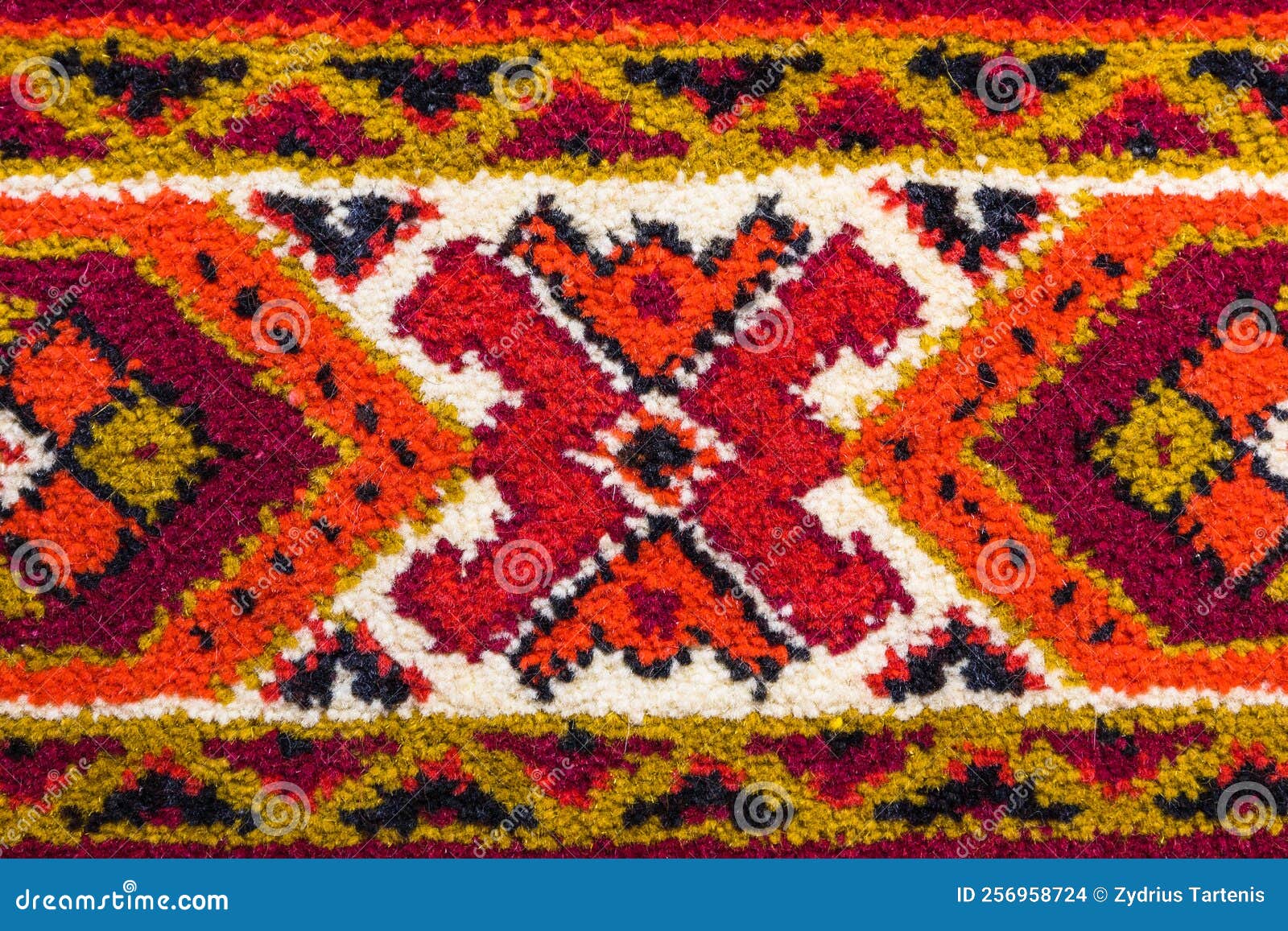 Part of Old Vintage Carpet Texture with Abstract Ornament Stock Photo ...