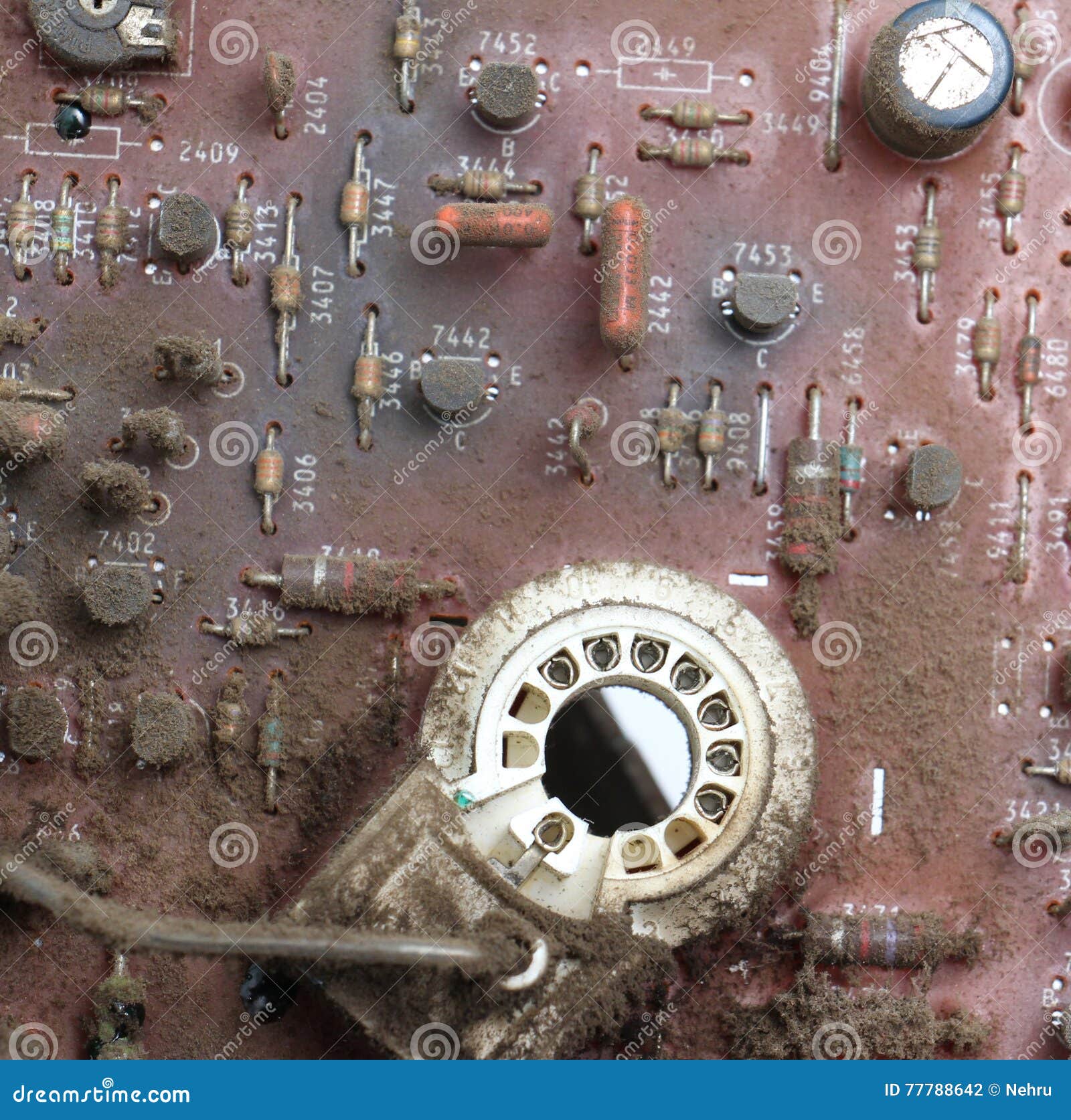 Part of Old Vintage Printed Circuit Board Stock Photo - Image of ... Part of Old Vintage Printed Circuit Board Stock Photo - Image of ...