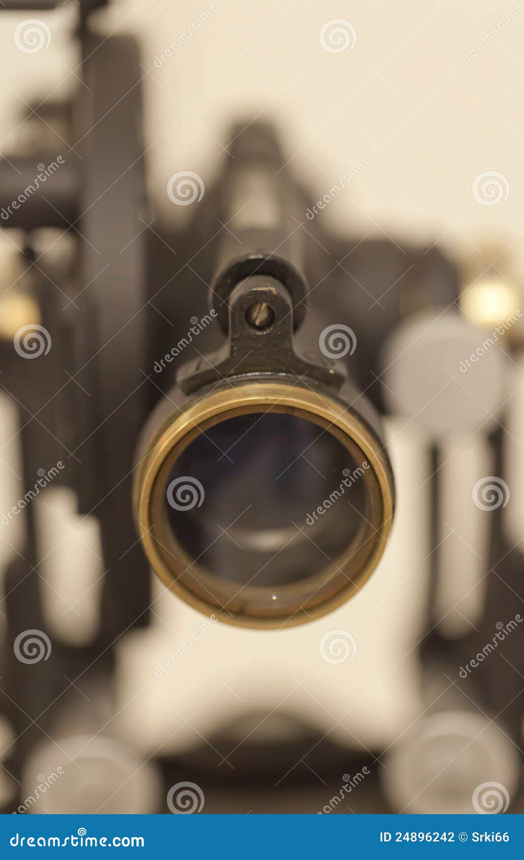 Part of Optical Instruments Stock Photo - Image of metallic, isolated ...