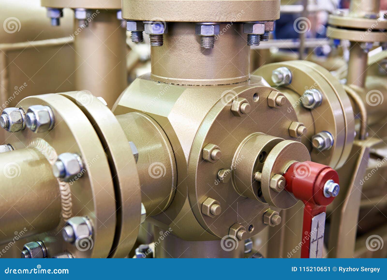 Part of the Piston Compressor Stock Image - Image of compressor ...