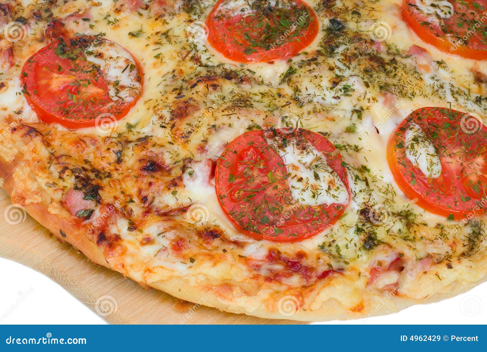 Part of pizza stock image. Image of piece, preparation - 4962429