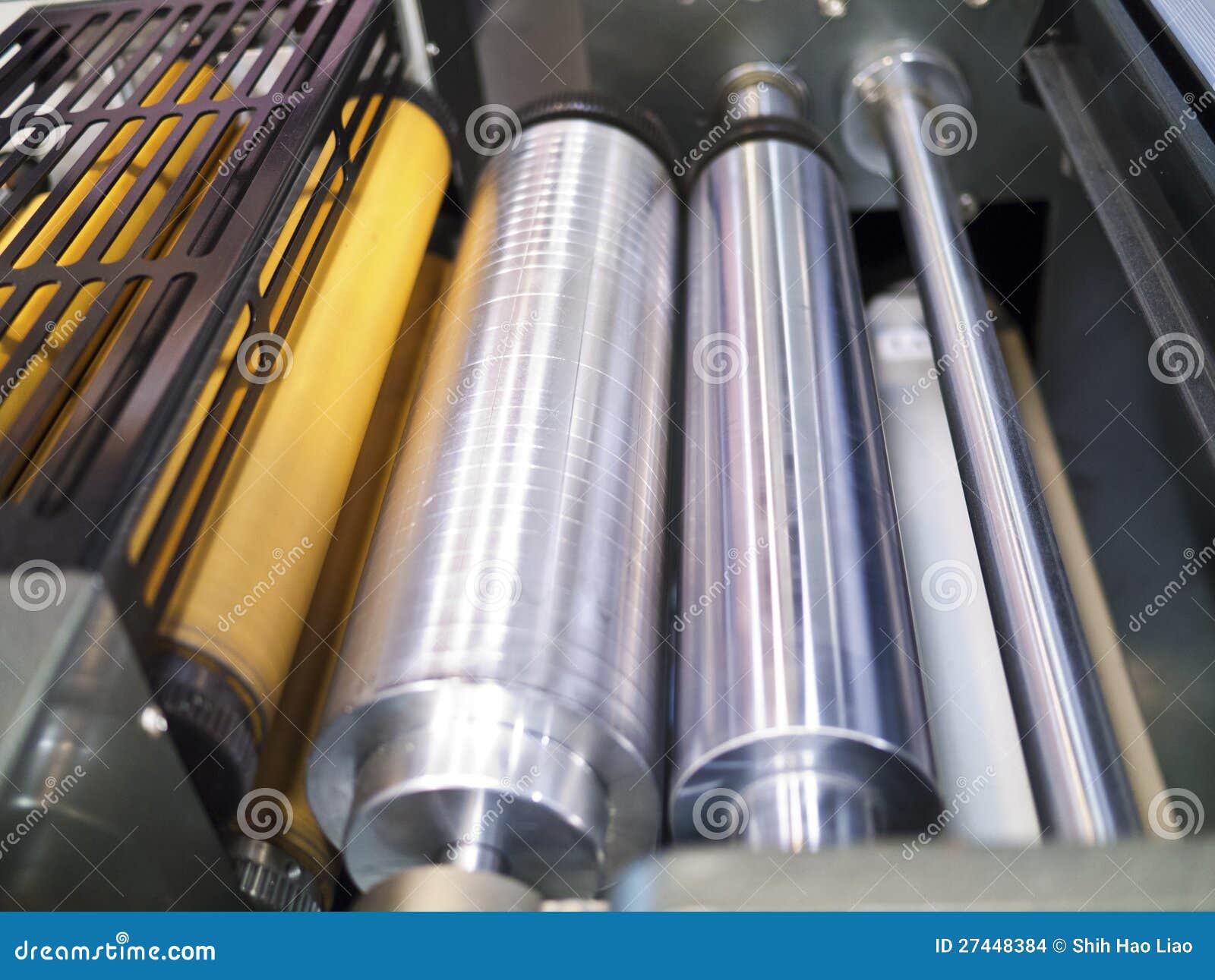 Part of printing machine stock photo. Image of newspaper - 27448384