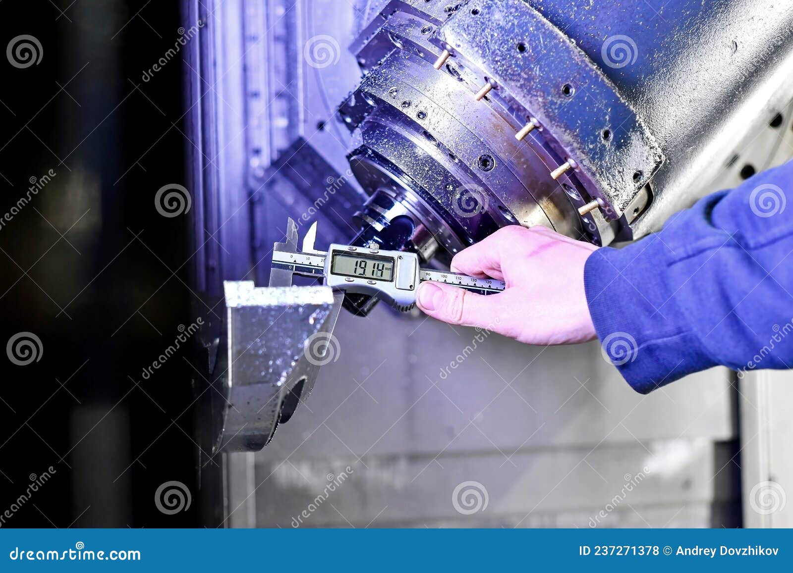 Until the Part is Processed on a CNC Milling Machine, the Man Will ...