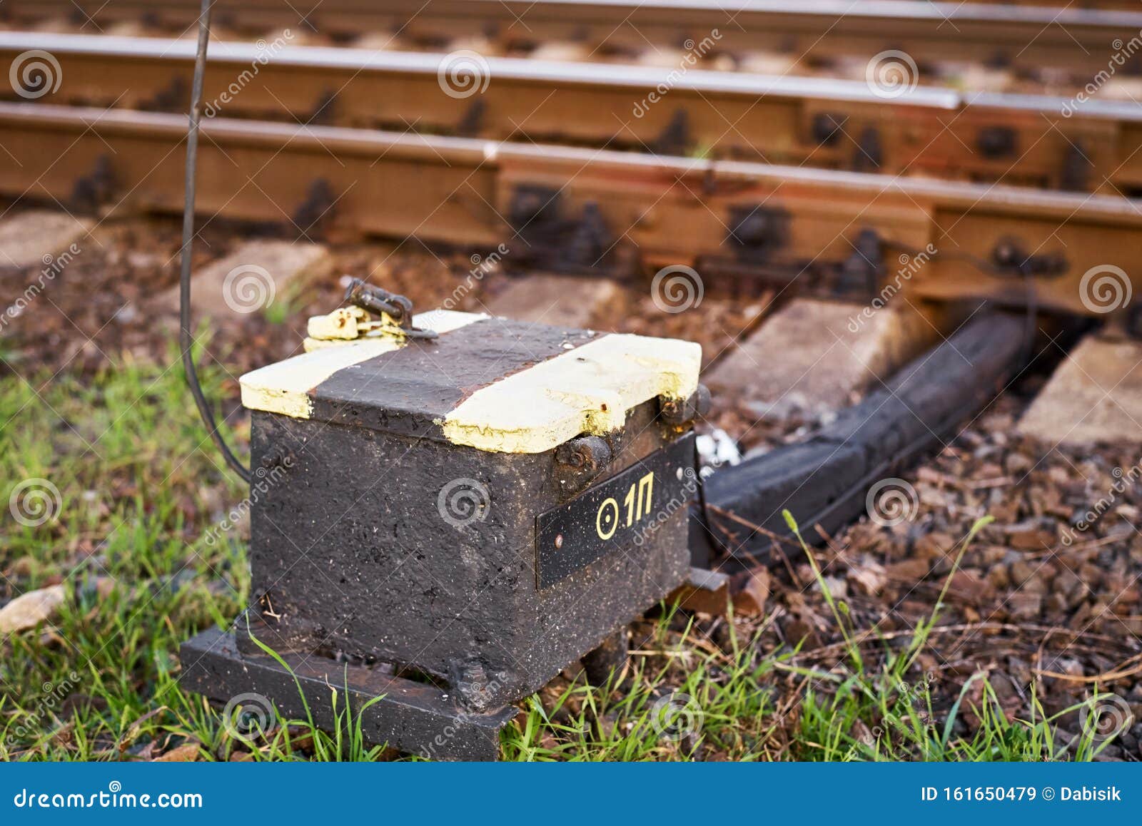Part of the Railway Infrastructure. Rail Service Devices Stock Image ...