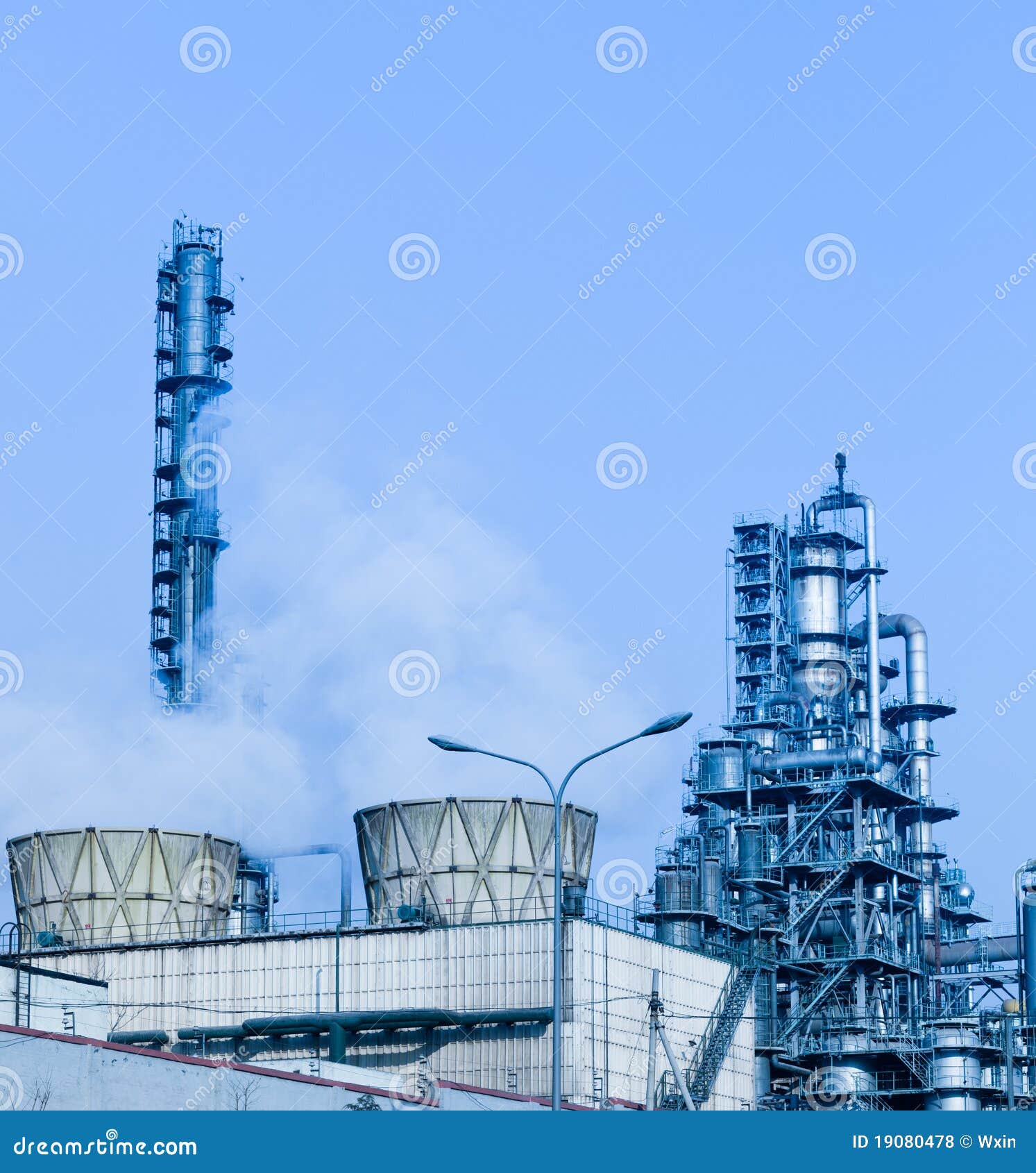 Part of refinery complex stock photo. Image of generation - 19080478