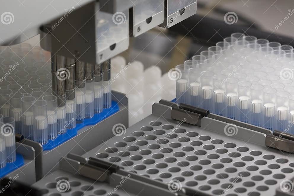 Part of Robotic Liquid Station Stock Image - Image of macro, molecular ...
