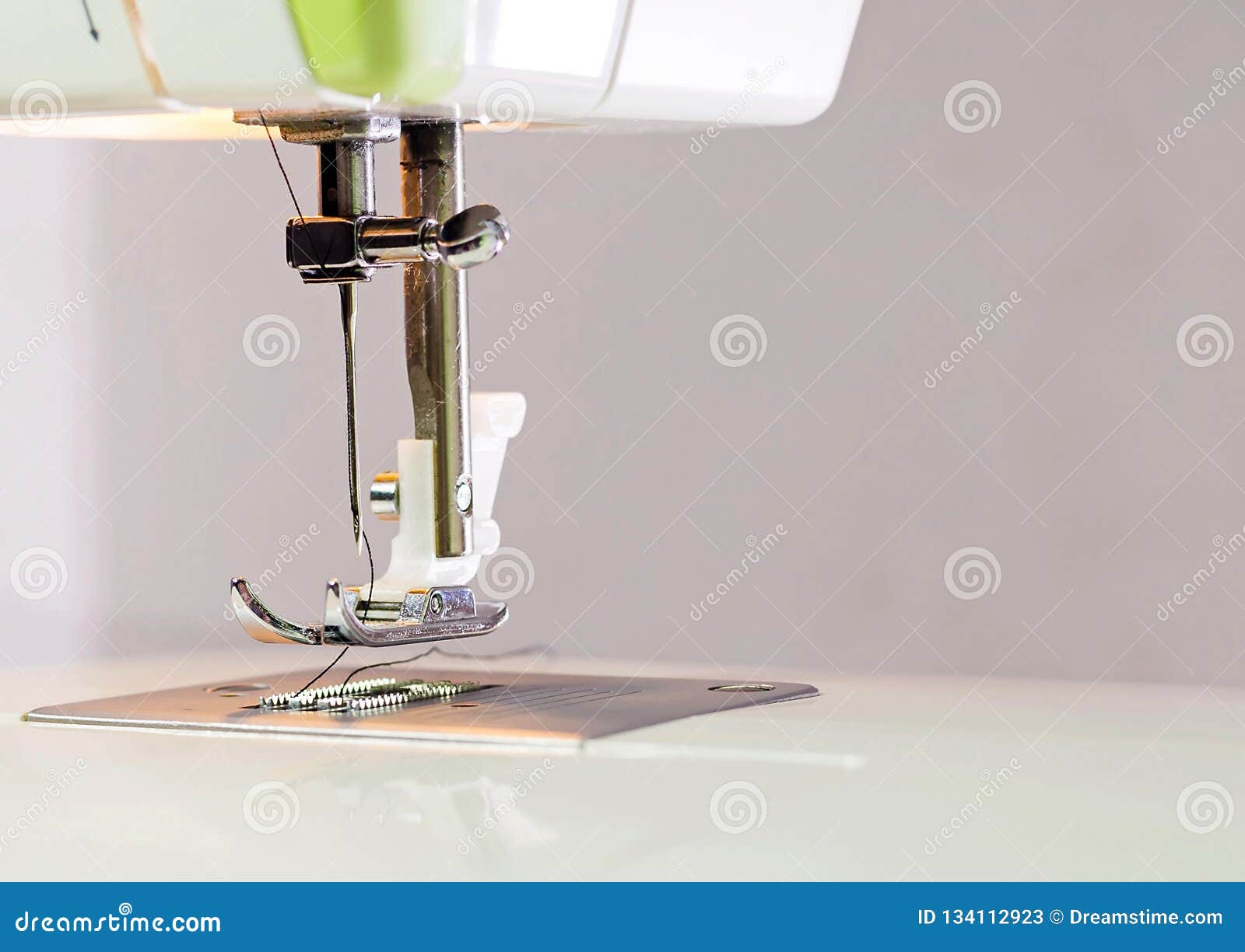 Part of the Sewing Machine Close-up Stock Image - Image of concept ...