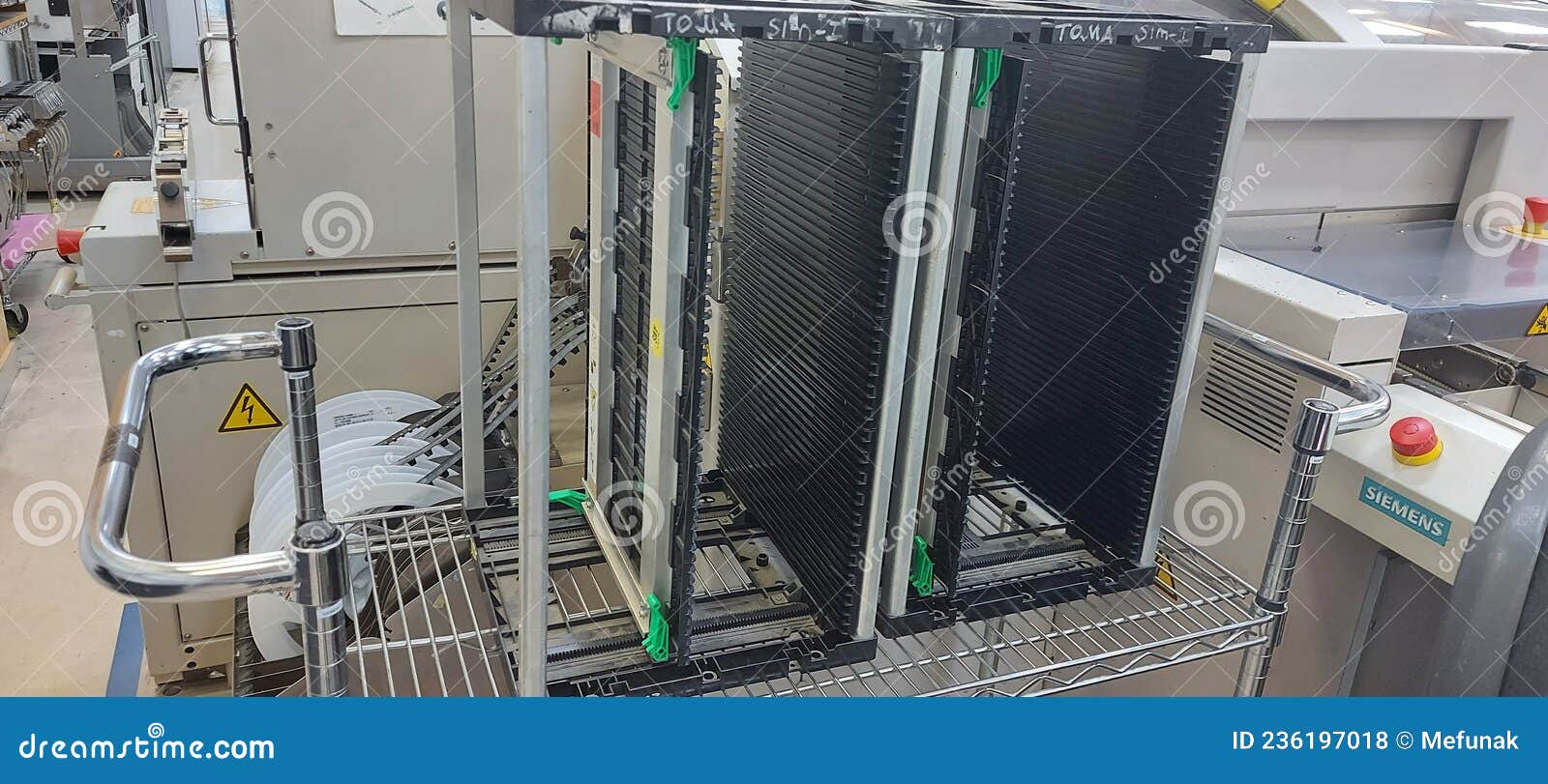 Part of the Siemens Assembly Line Stock Photo - Image of iron, assembly ...