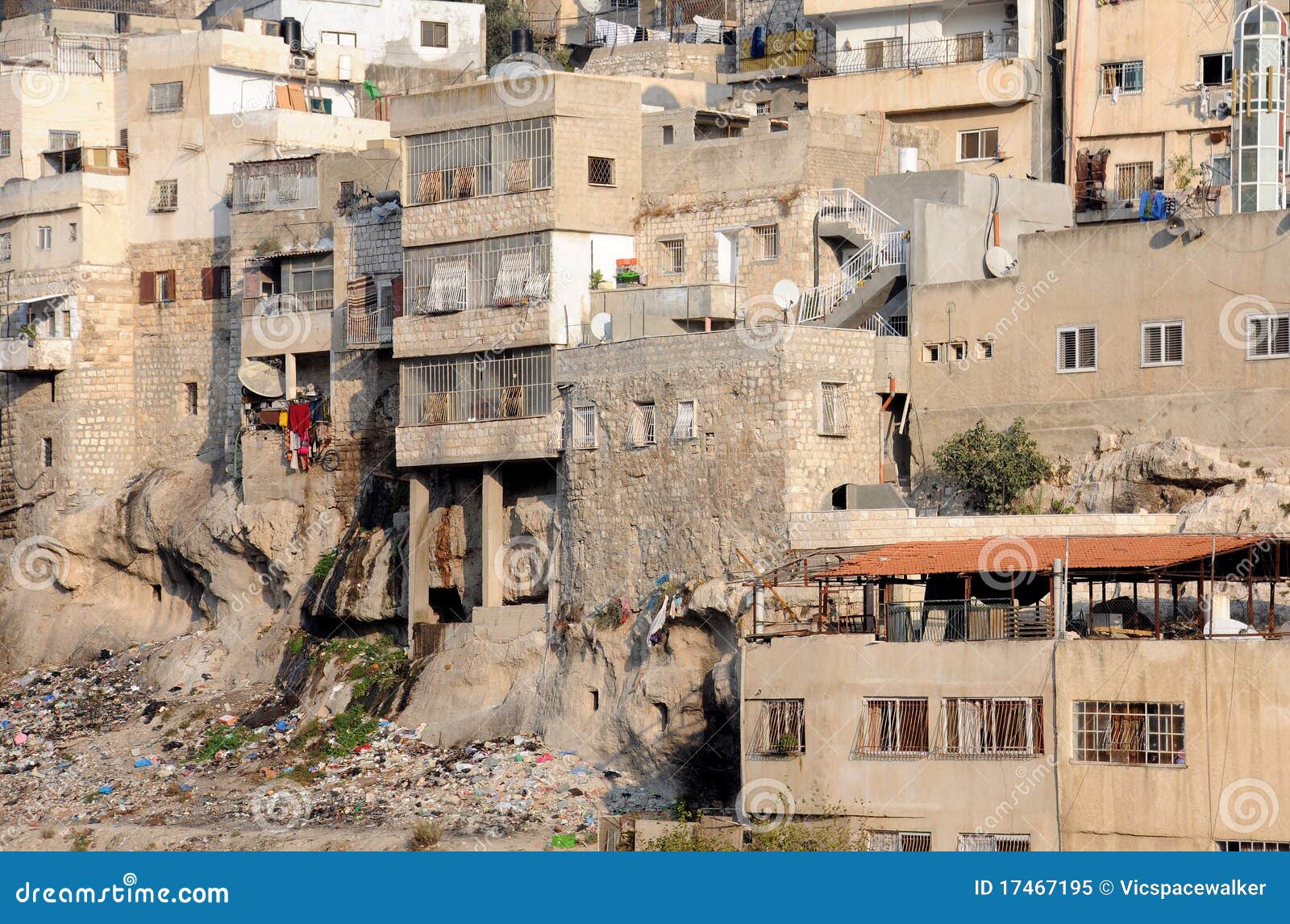 Part of Silwan Village stock image. Image of houses, siloam - 17467195