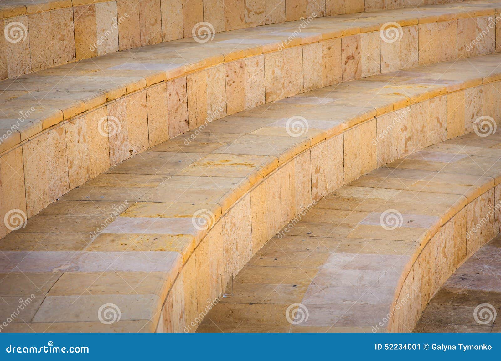 Stairs Of Amphitheater In The Ancient Roman City In Jerash, Jordan ...