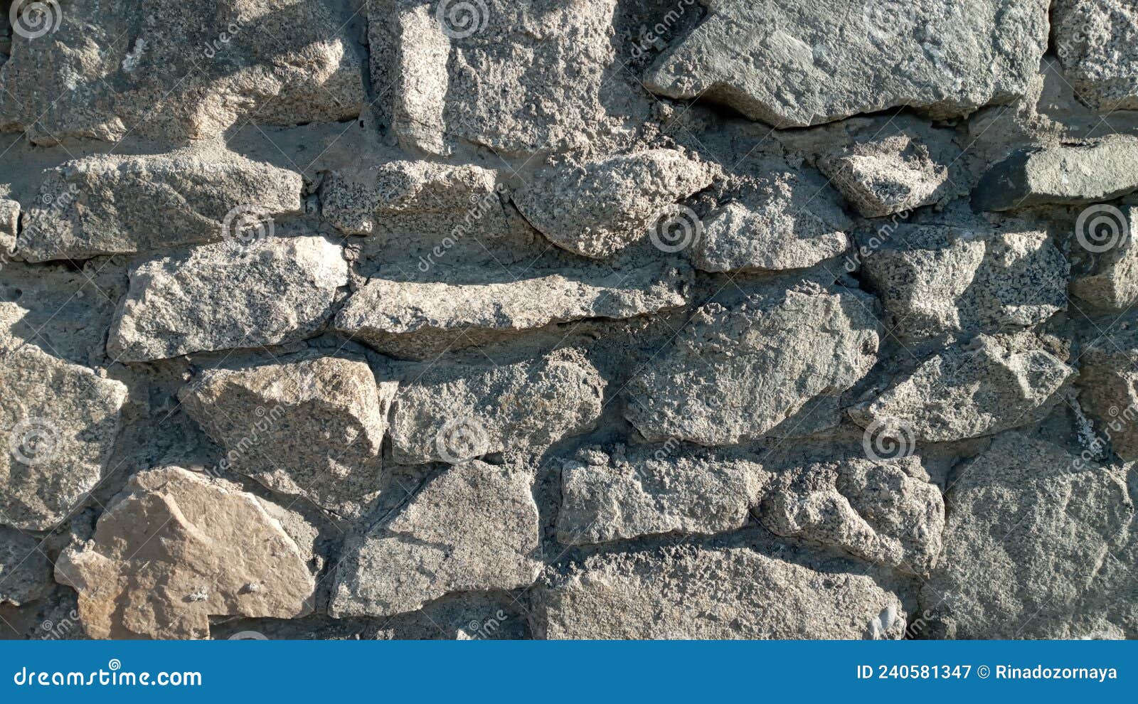 Part of a Stone Wall, for Background or Texture. Texture of a Stone ...