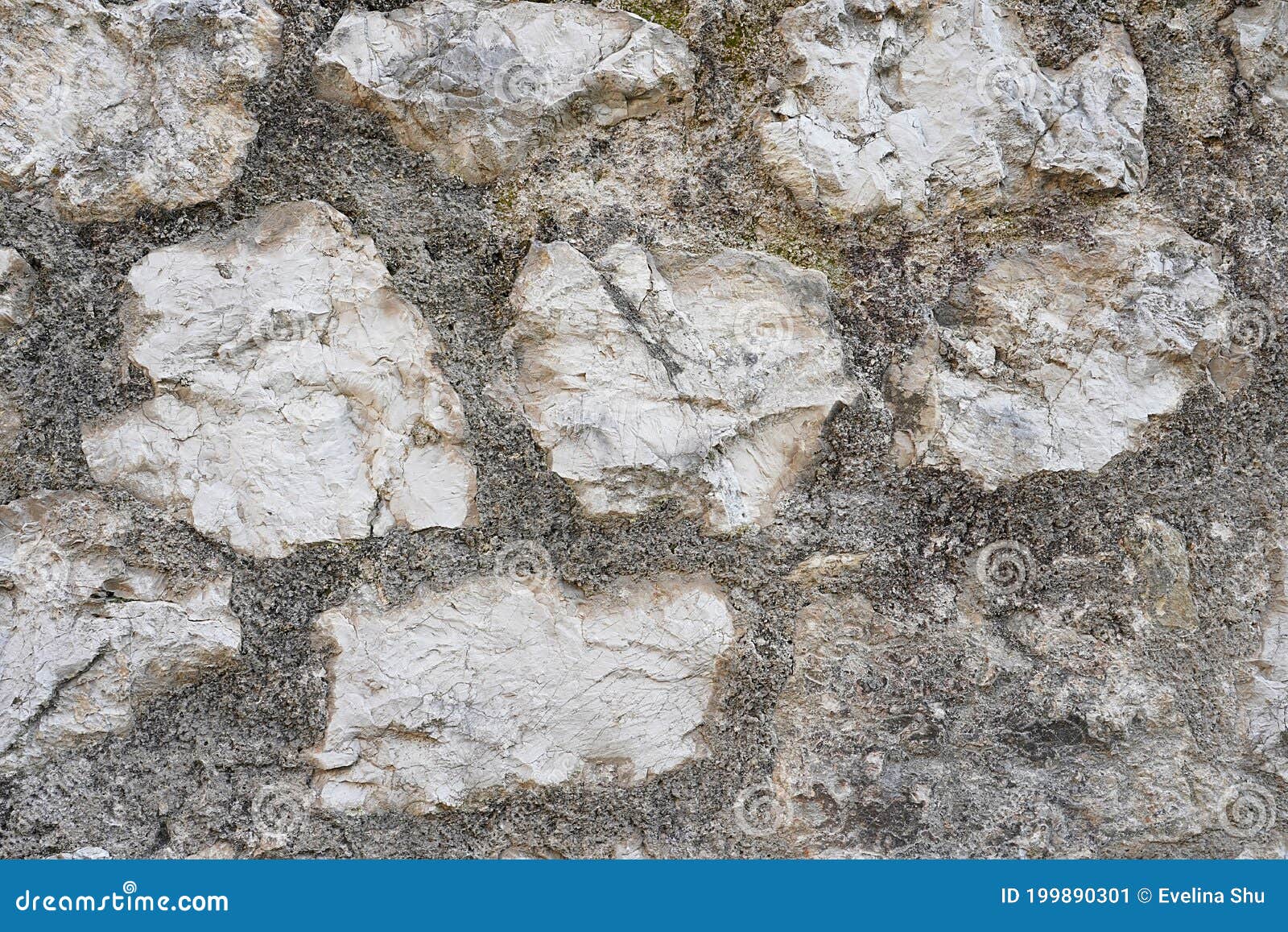 Part of a Stone Wall, Stone Texture. Stock Image - Image of crack ...