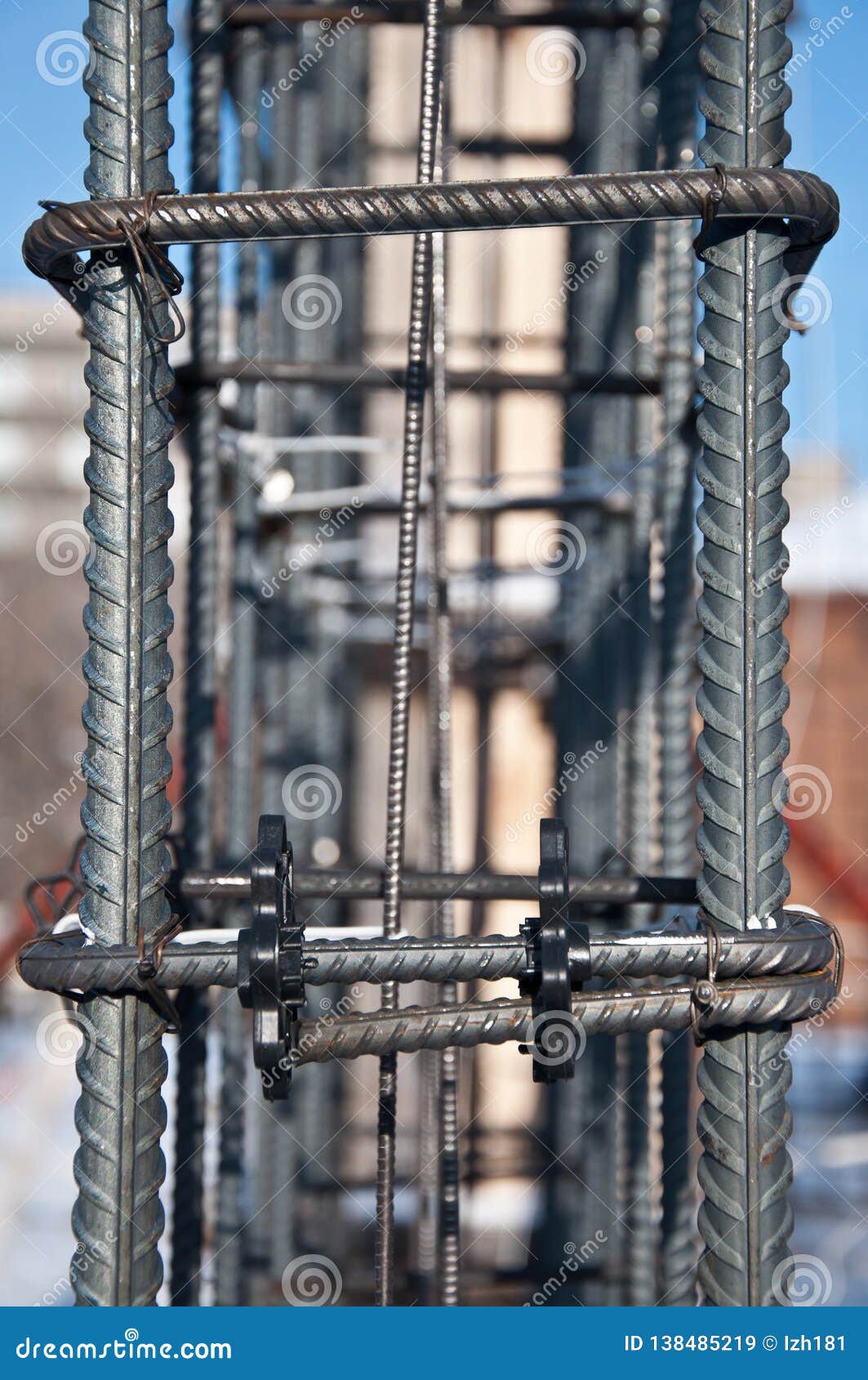Part of the Structural Element of the Reinforcement. Stock Image ...