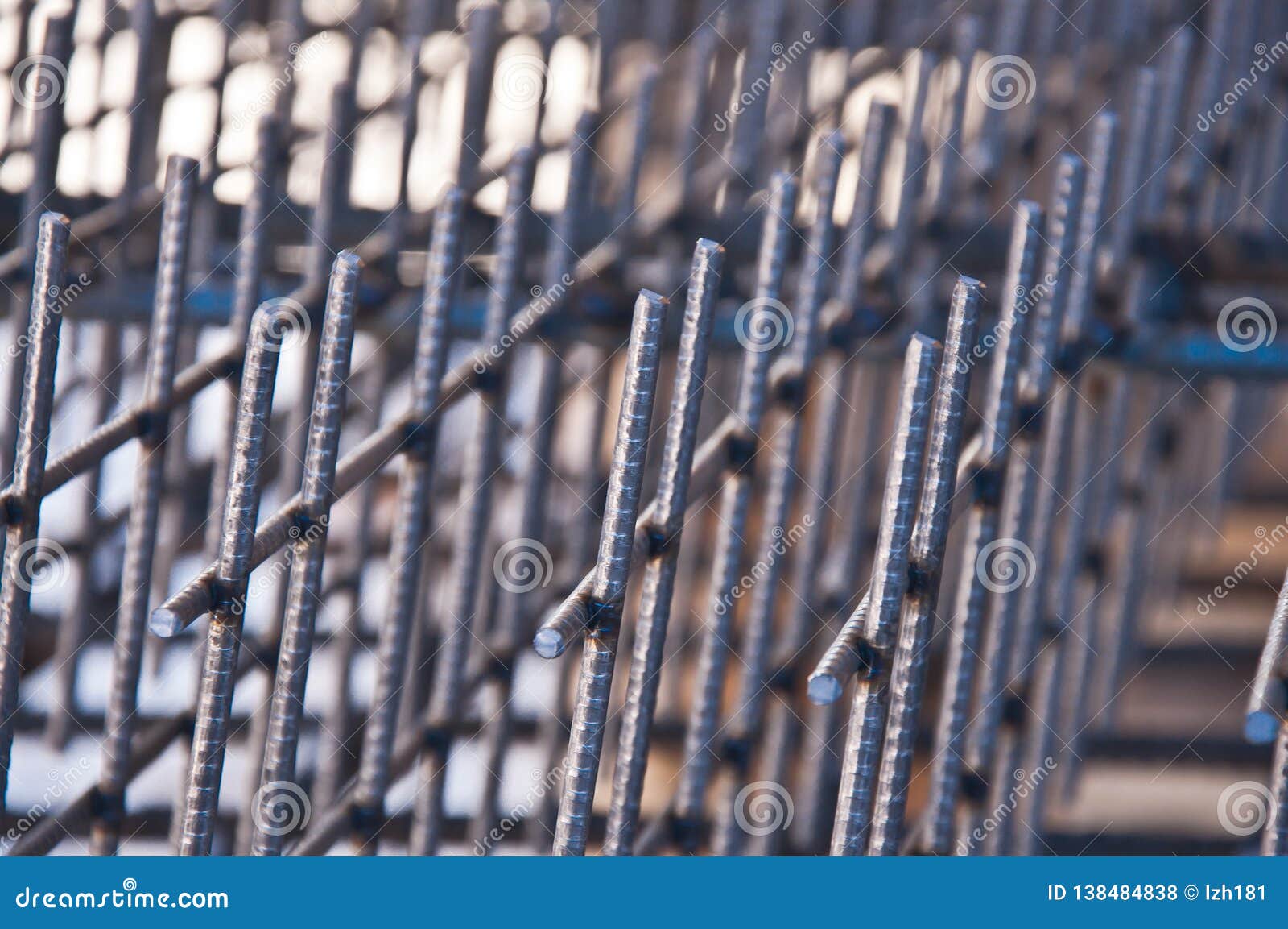 Part of the Structural Element of the Reinforcement. Stock Photo ...