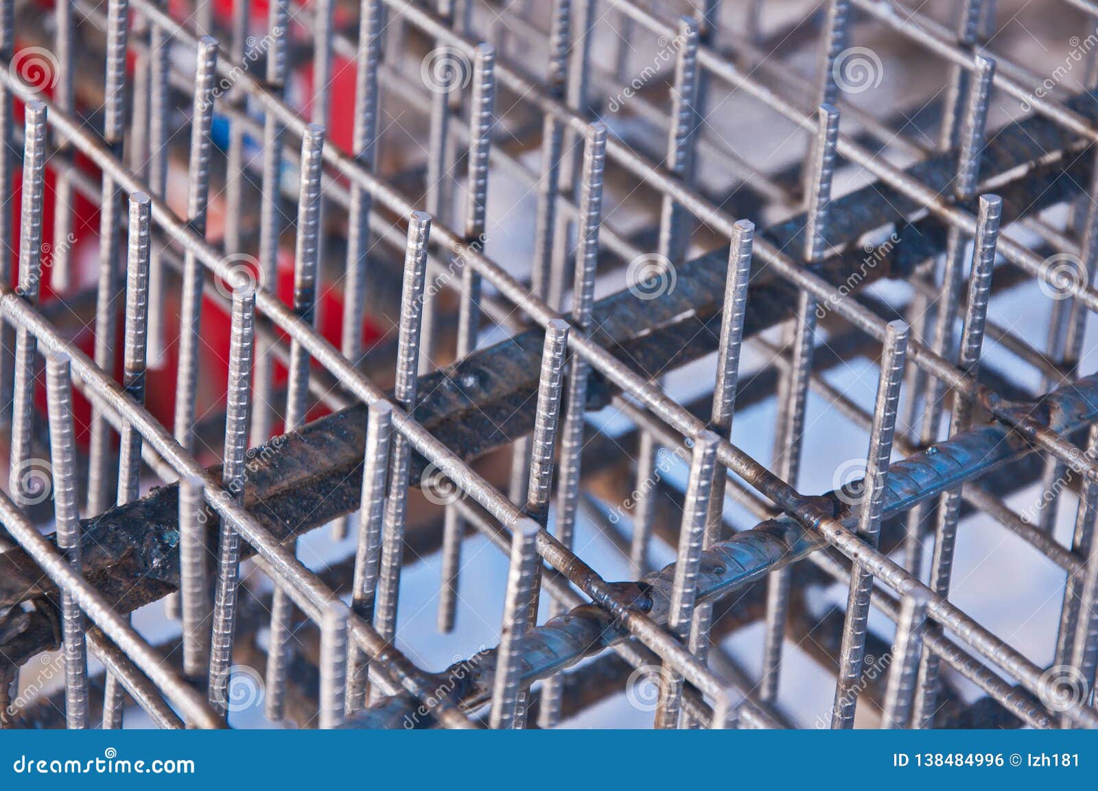 Part of the Structural Element of the Reinforcement. Stock Photo ...