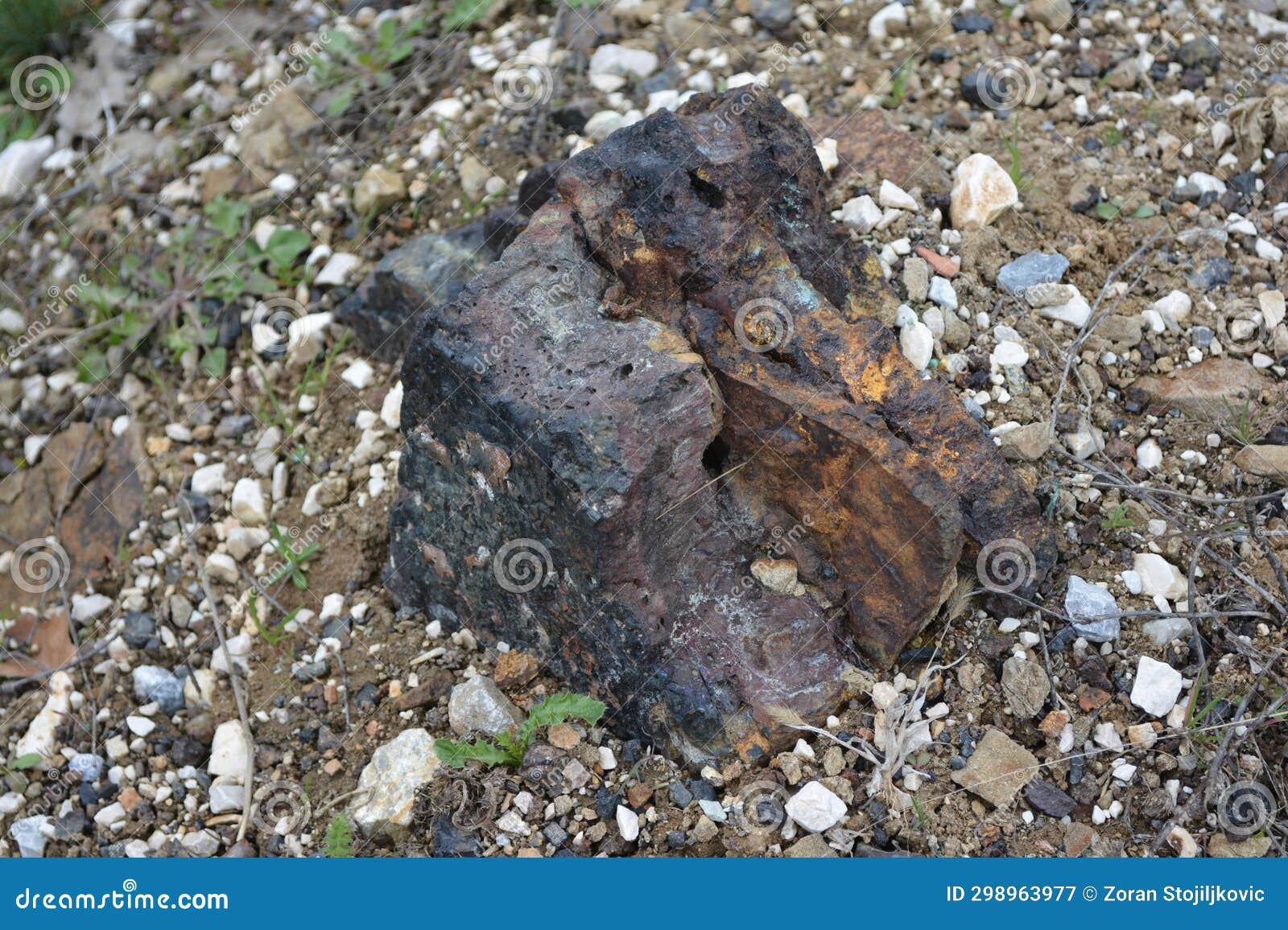 Industrial waste stock image. Image of rock, geology - 298963977