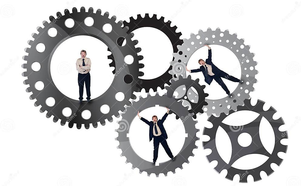 Part of the Team Effort Concept Stock Illustration - Illustration of ...