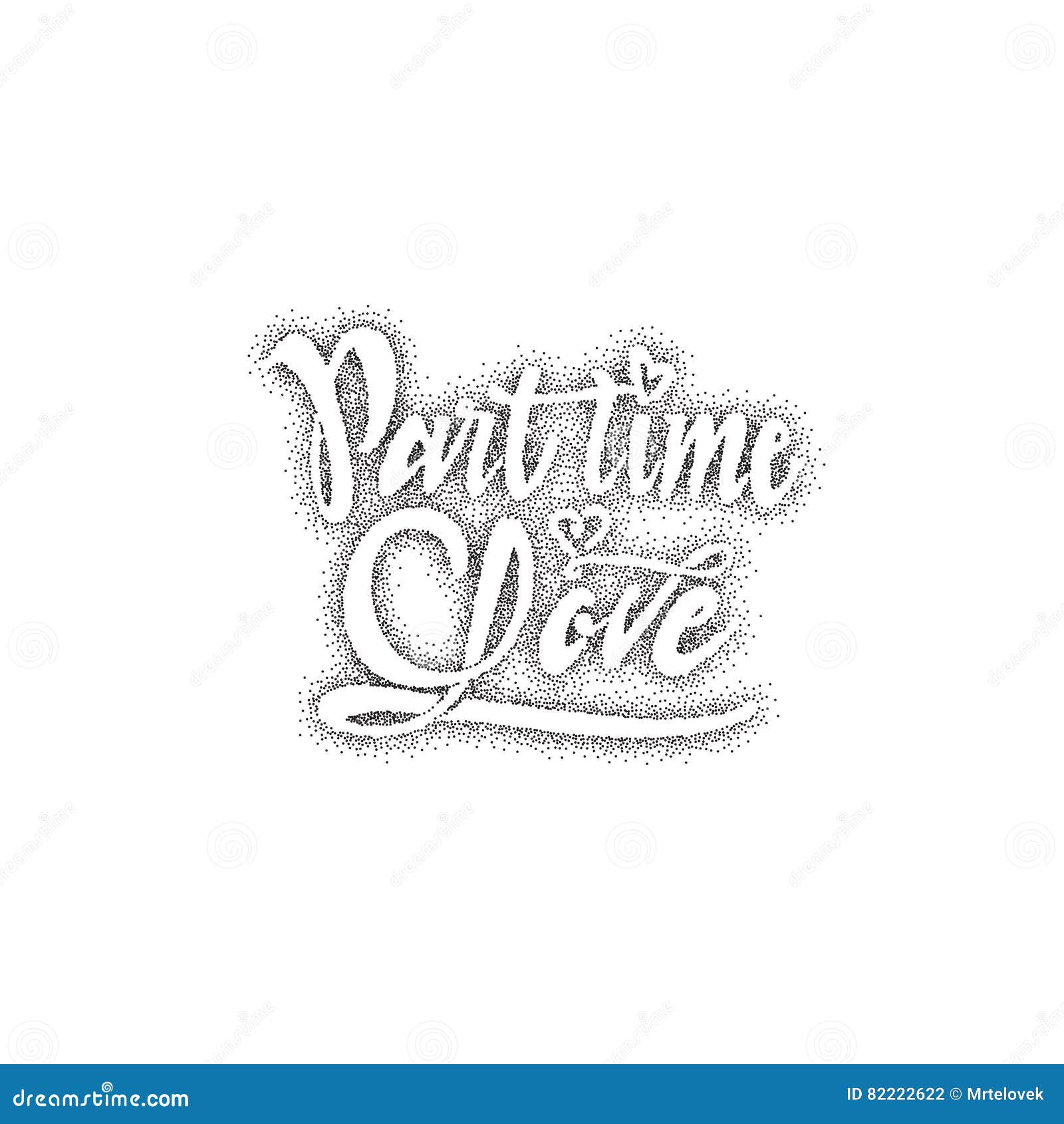 Part Time Love. Hand-lettering Text . Handmade Vector Calligraphy for ...