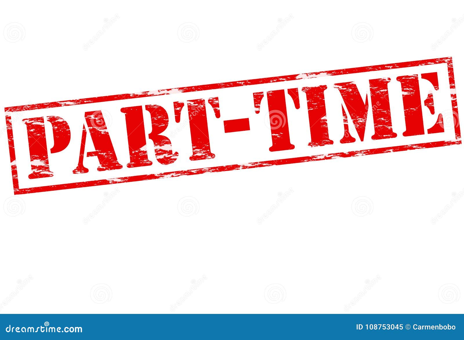 Part time stock illustration. Illustration of hour, symbol - 108753045