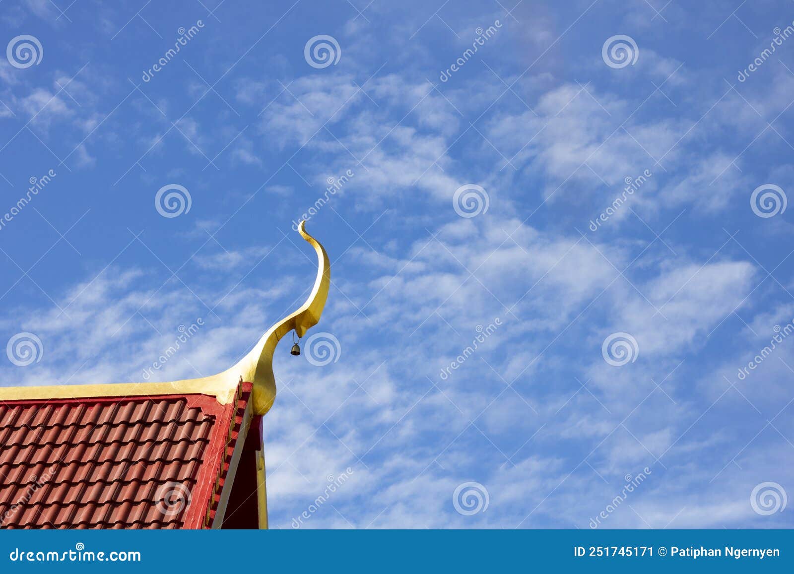 The Part at the Top of the Temple Hall. Stock Image - Image of ancient ...