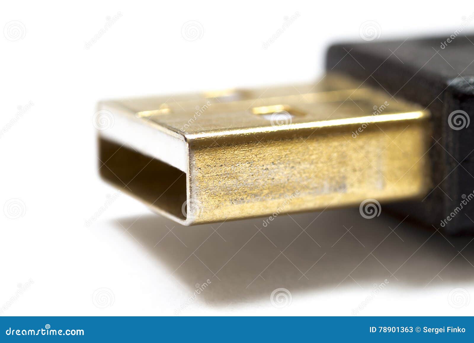 Part of USB connector stock image. Image of background - 78901363