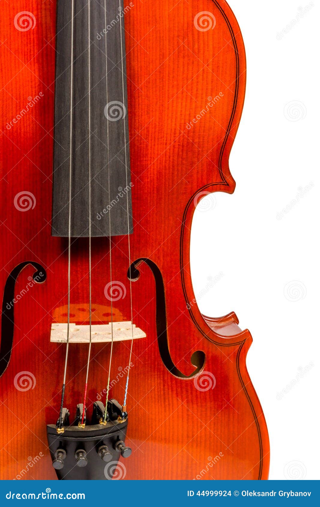 Part violin closeup stock photo. Image of play, maple - 44999924