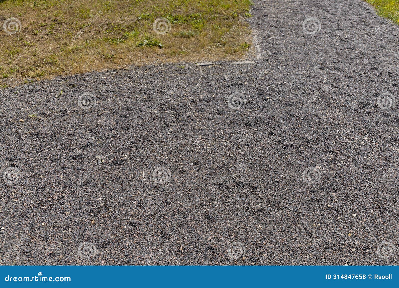 Part of a Walkway Sprinkled with Small Rubble and Stones Ecological ...