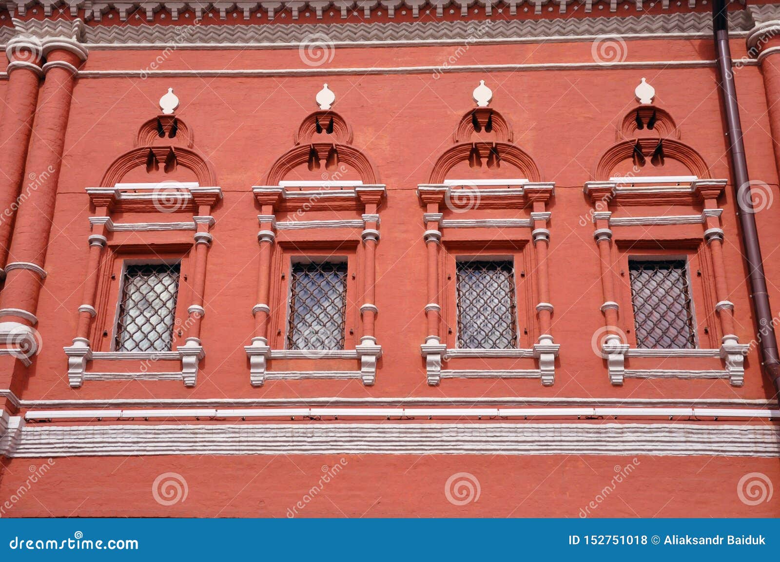 Facade Of Caravansary Of Bazaraa Framed By Stone Arch, With Vaulted ...
