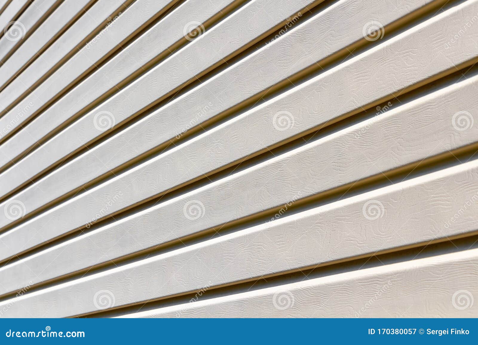 Plastic beige siding stock image. Image of boarding - 170380057